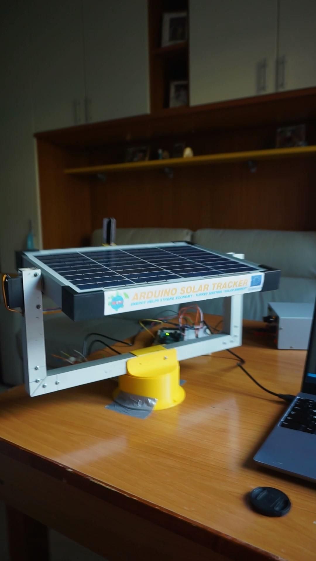 Arduino Large and Productive Solar Tracker - Do It Yourself : 4 Steps ...