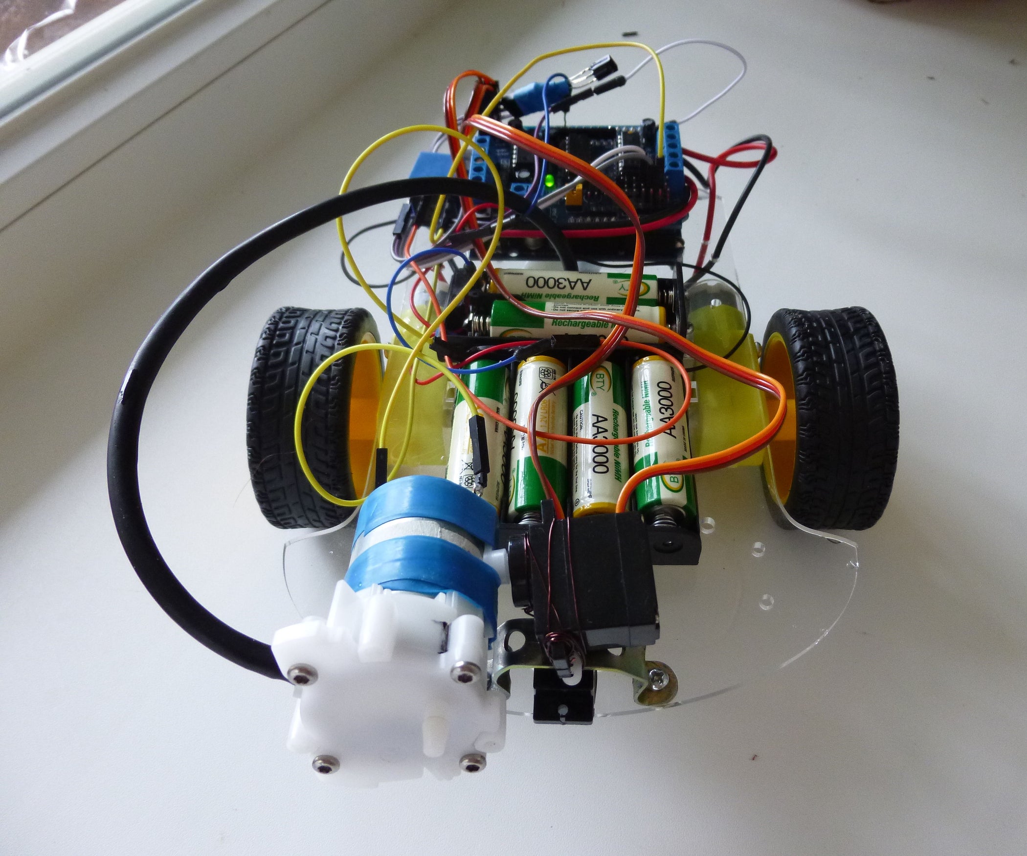 Water Cannon Arduino Robot IR - Instructables