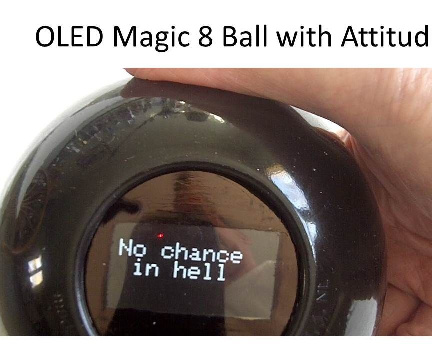 OLED Magic 8 Ball With Attitude : 9 Steps (with Pictures) - Instructables