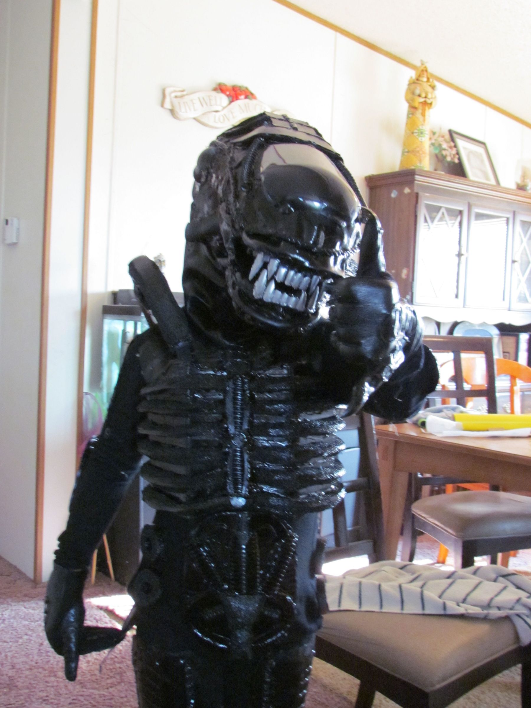 Alien Xenomorph Costume : 6 Steps (with Pictures) - Instructables
