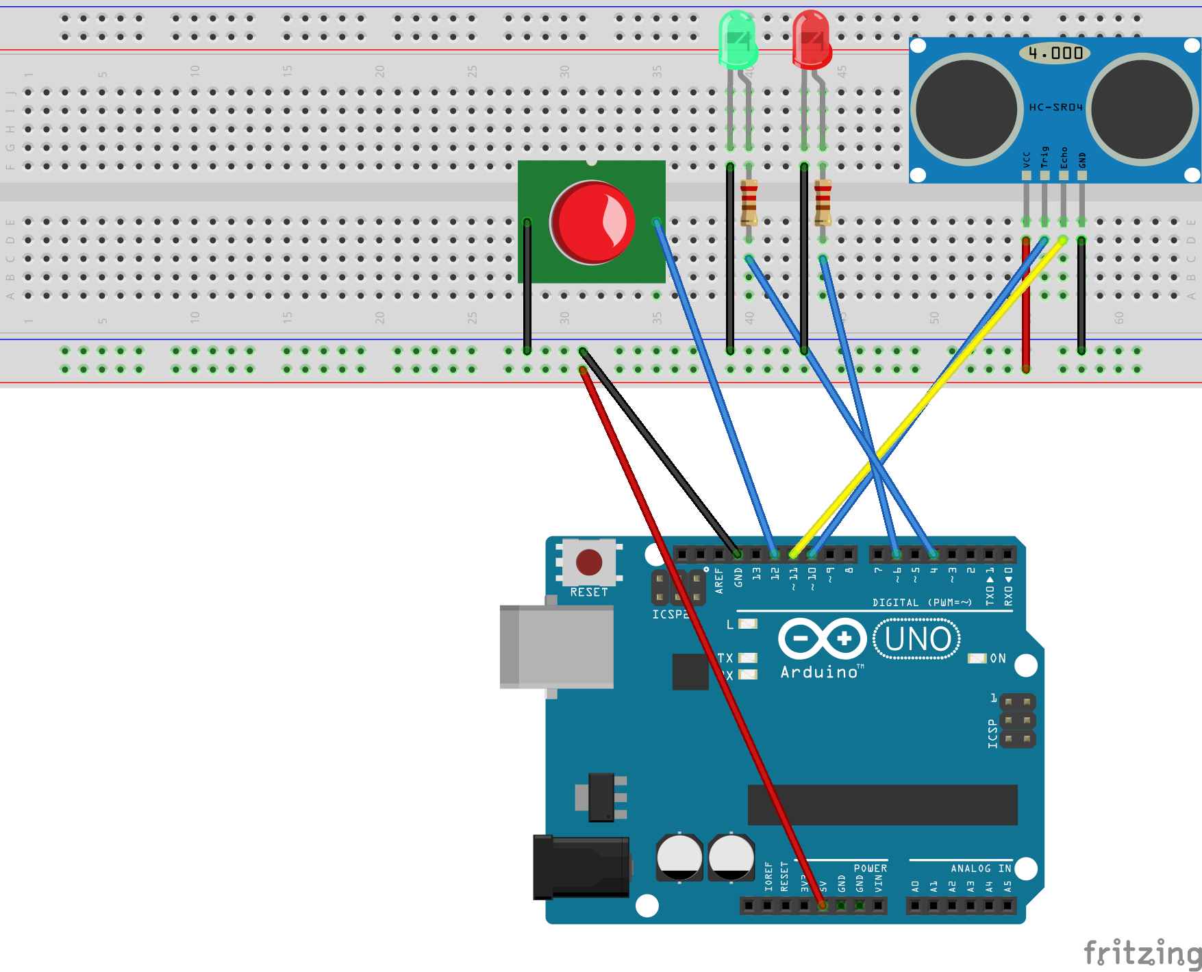 Arduino Sensor With LED and Buzzer : 5 Steps - Instructables
