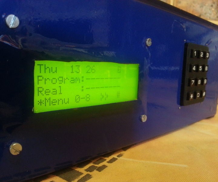 8 Channel Programmable Timer : 13 Steps - Instructables