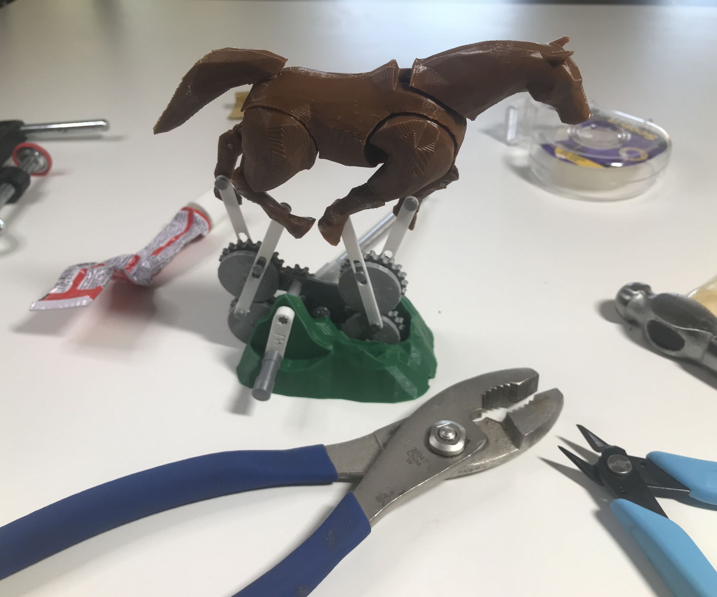 3D Printed Horse Automaton - Tinkercad