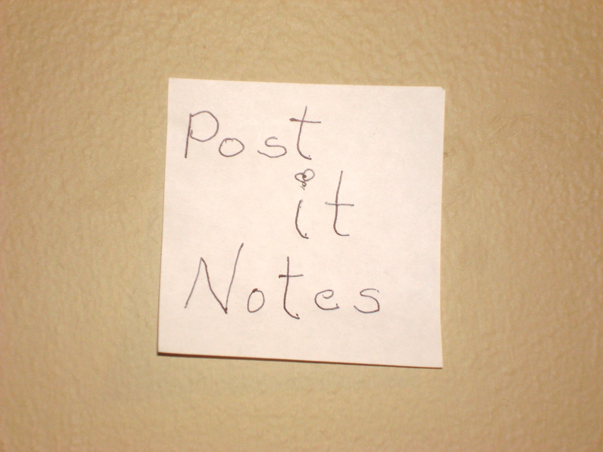 Post It Notes - Instructables