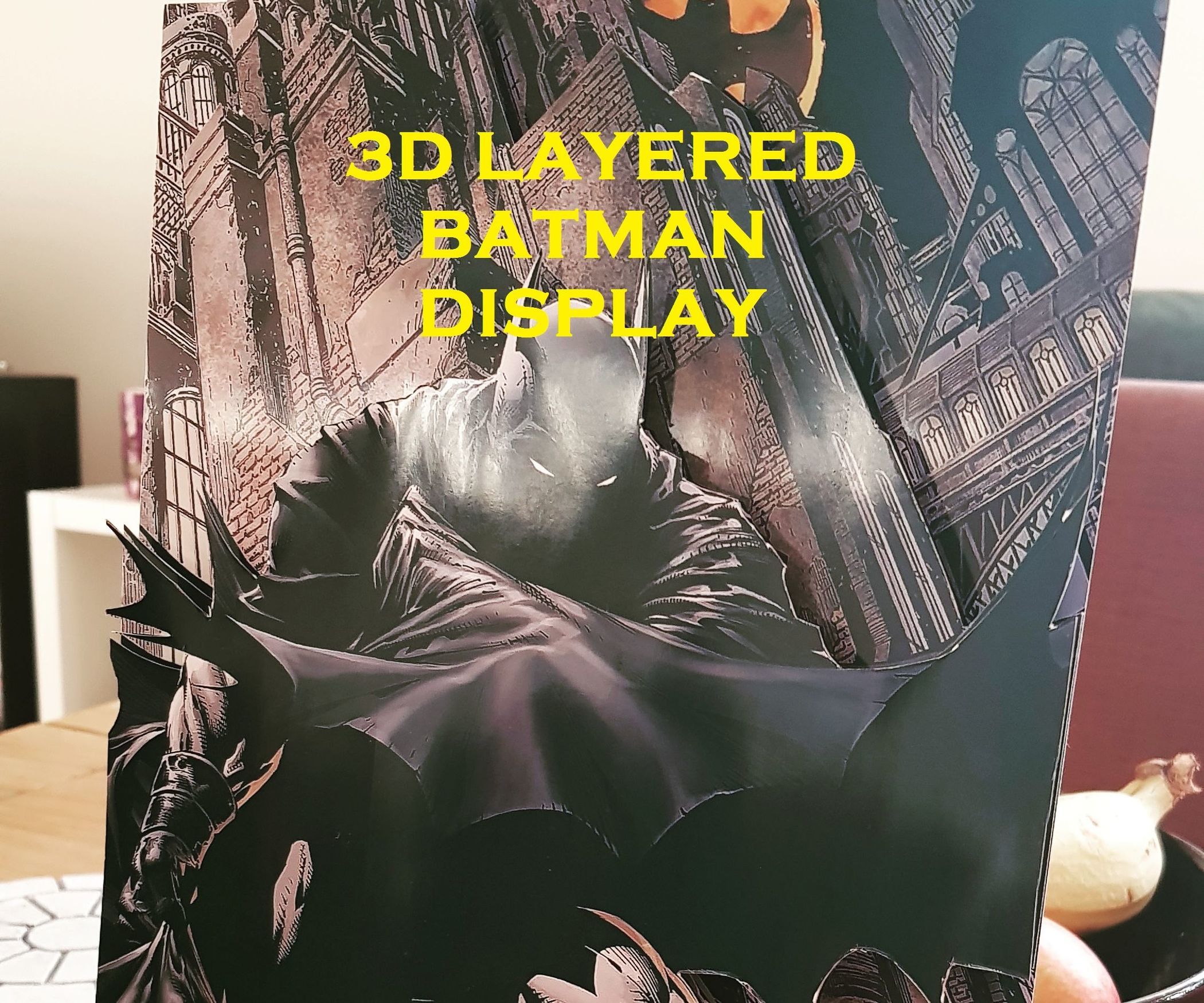 3D LAYERED BATMAN PICTURE DISPLAY : 4 Steps (with Pictures) - Instructables