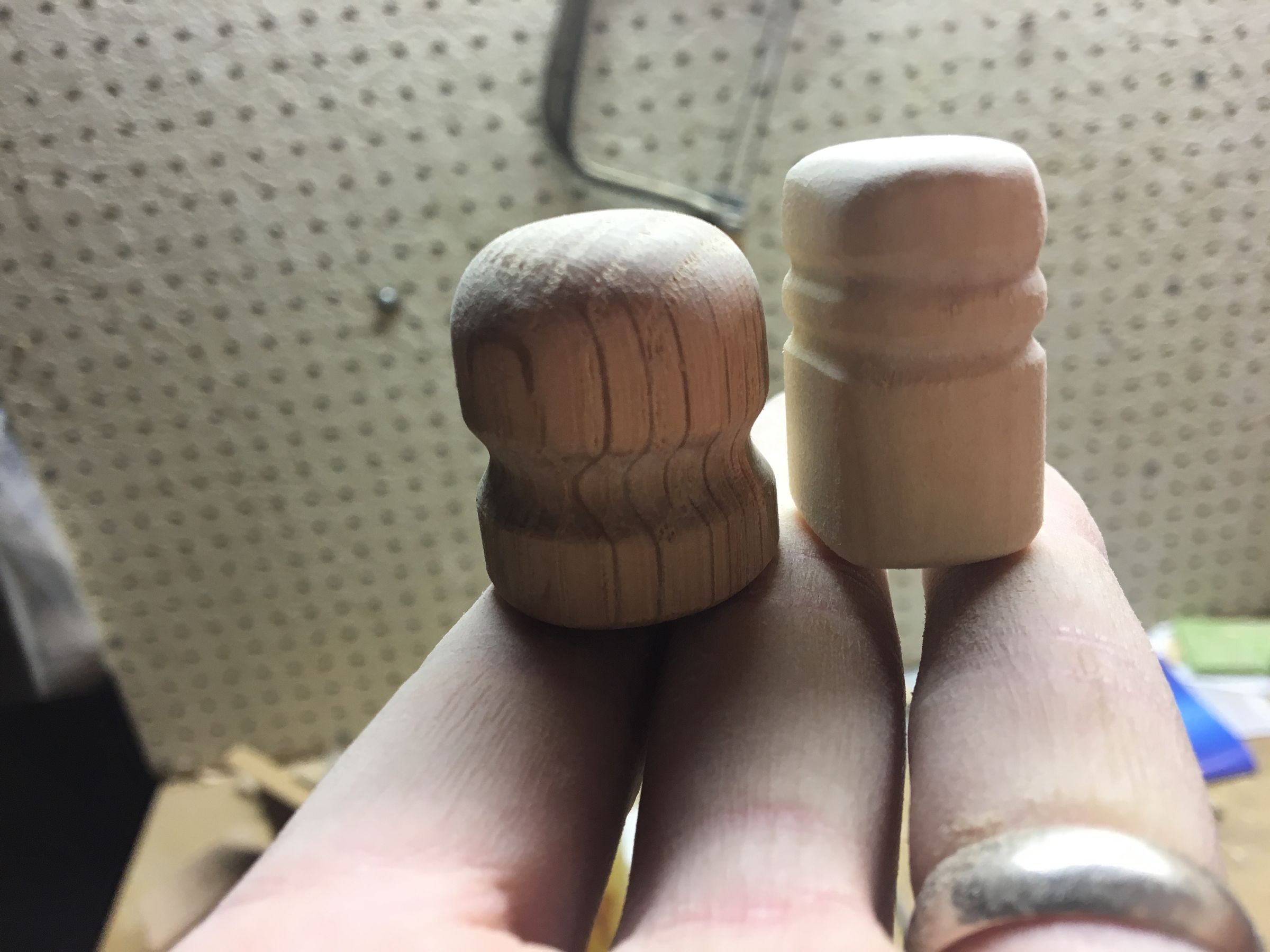 Tak Game Pieces (Hand Tools Only) : 5 Steps - Instructables