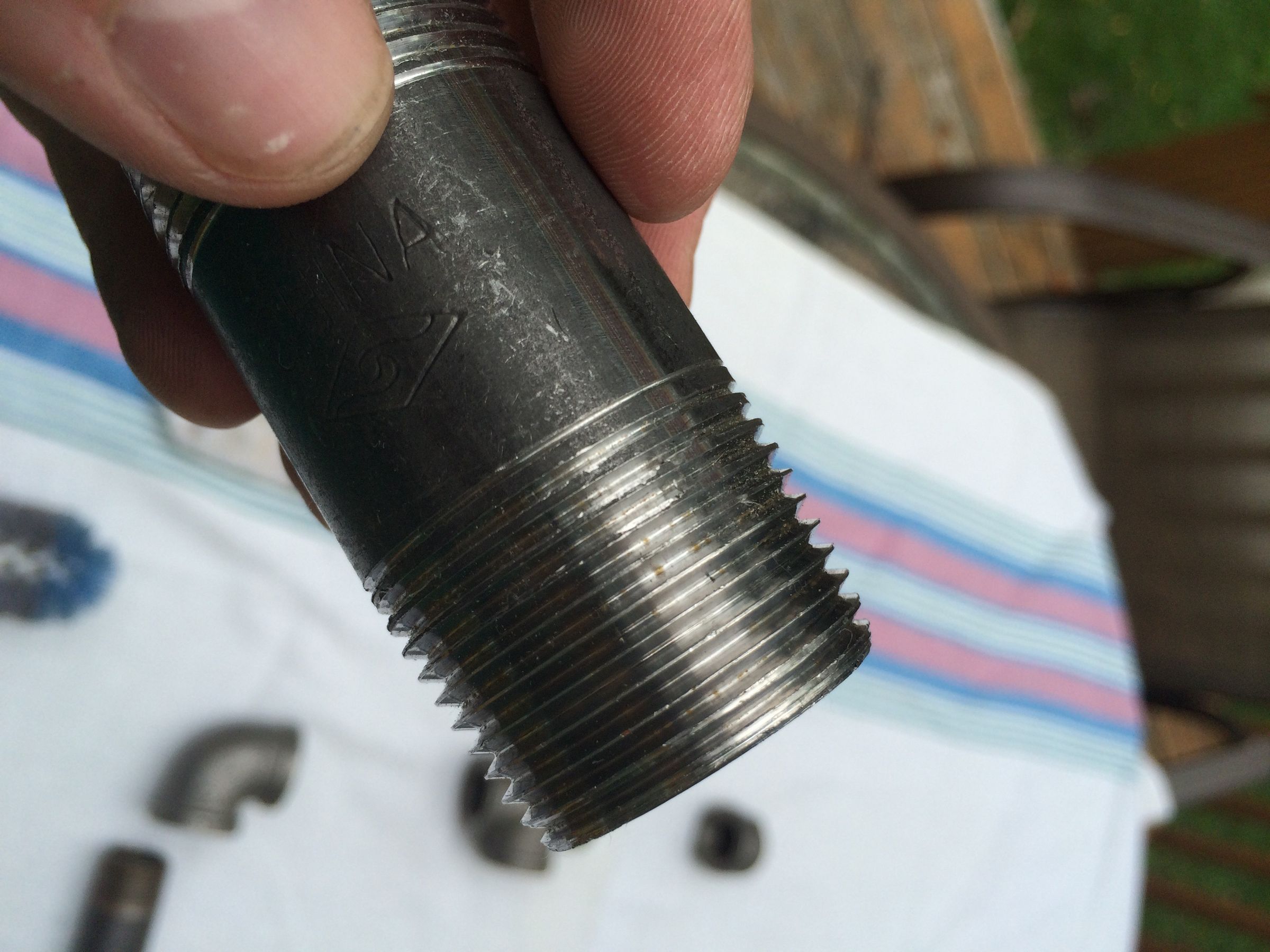 Easy DIY Steel Pipes Toilet Paper Holder : 4 Steps (with Pictures ...