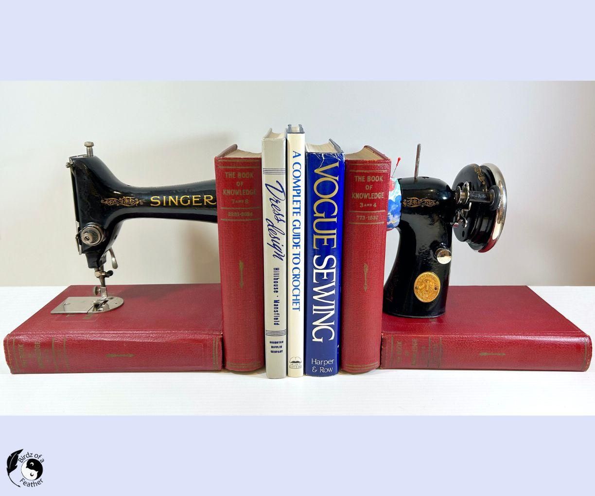 How to Turn an Old Sewing Machine Into Book Ends With a Twist : 18 ...