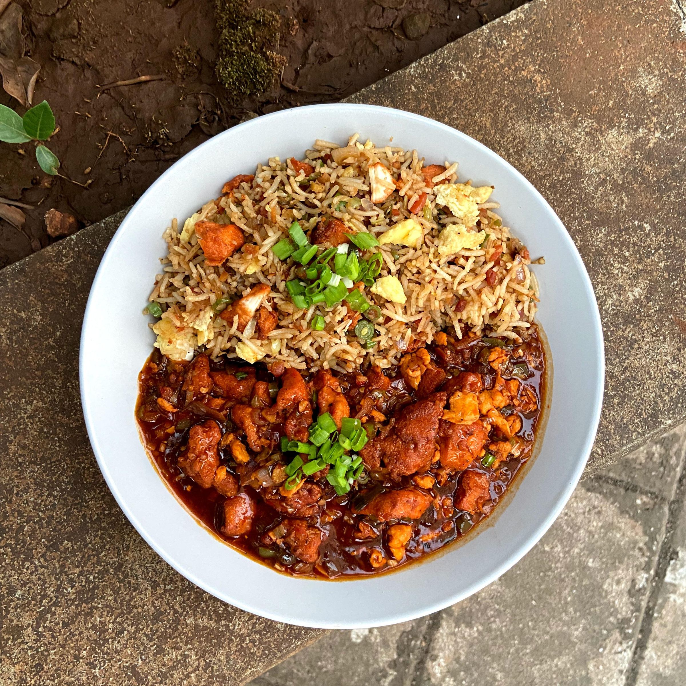 My Love for Chicken Is Real: Chicken Chopper Rice With Gravy : 20 Steps ...