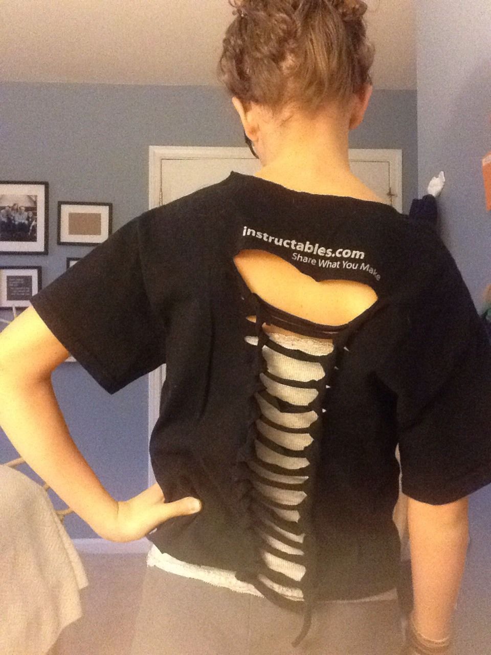 No Sew Open Back Shirt : 9 Steps - Instructables