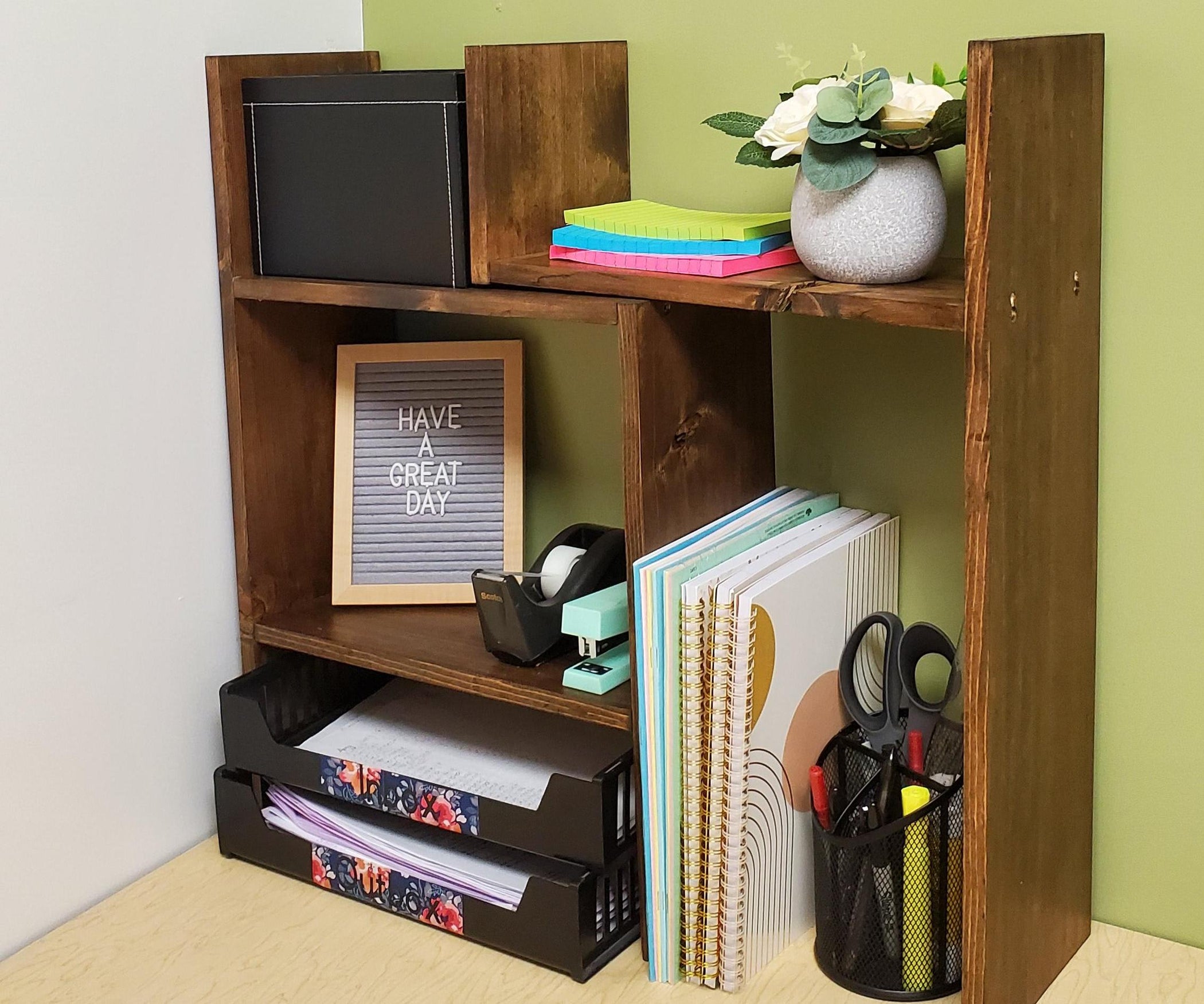 Adjustable Desktop Organizer : 7 Steps (with Pictures) - Instructables