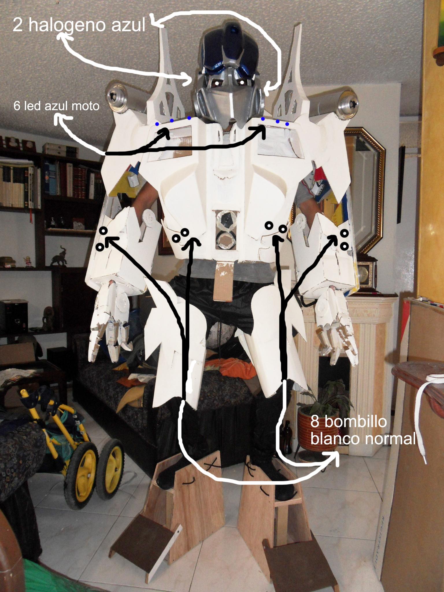 Optimus Prime Cardboard Costume. : 18 Steps (with Pictures) - Instructables