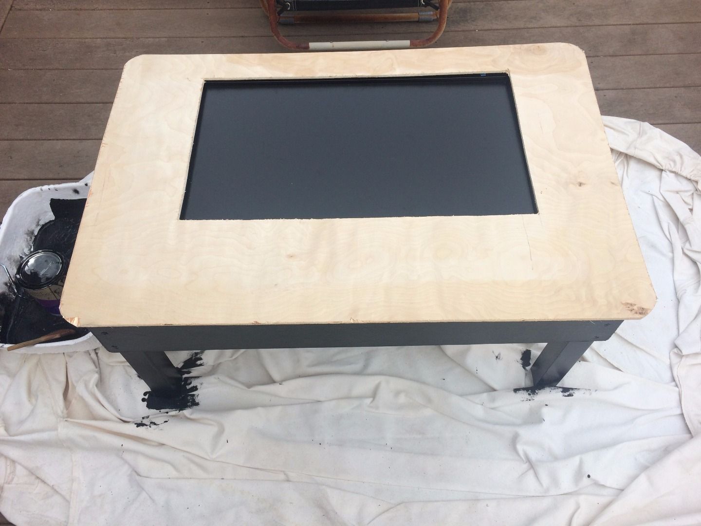RasPi Two-Player Arcade Coffee Table : 7 Steps (with Pictures ...