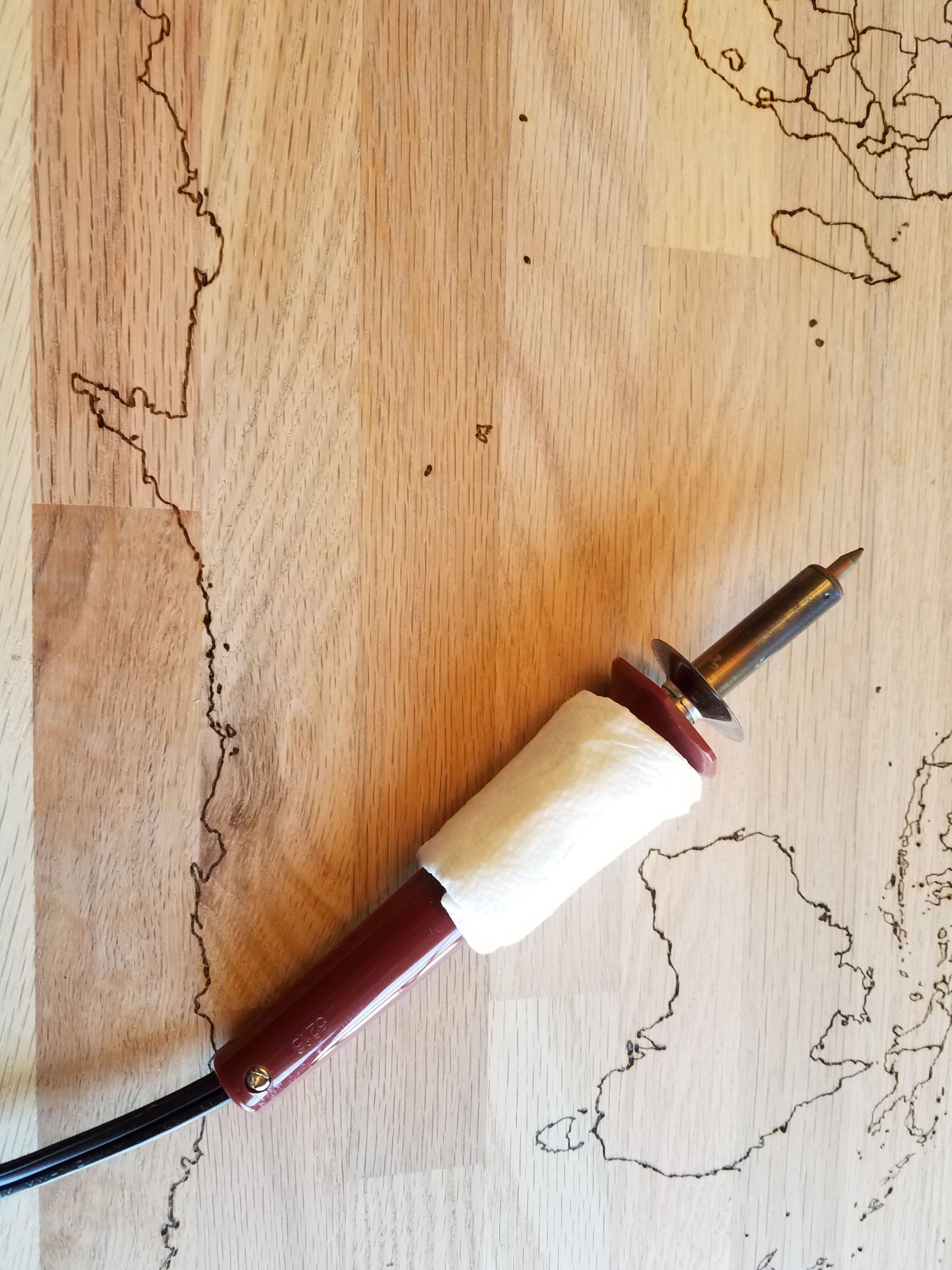 Dried Flower Petal Wood Burned World Map : 9 Steps (with Pictures ...