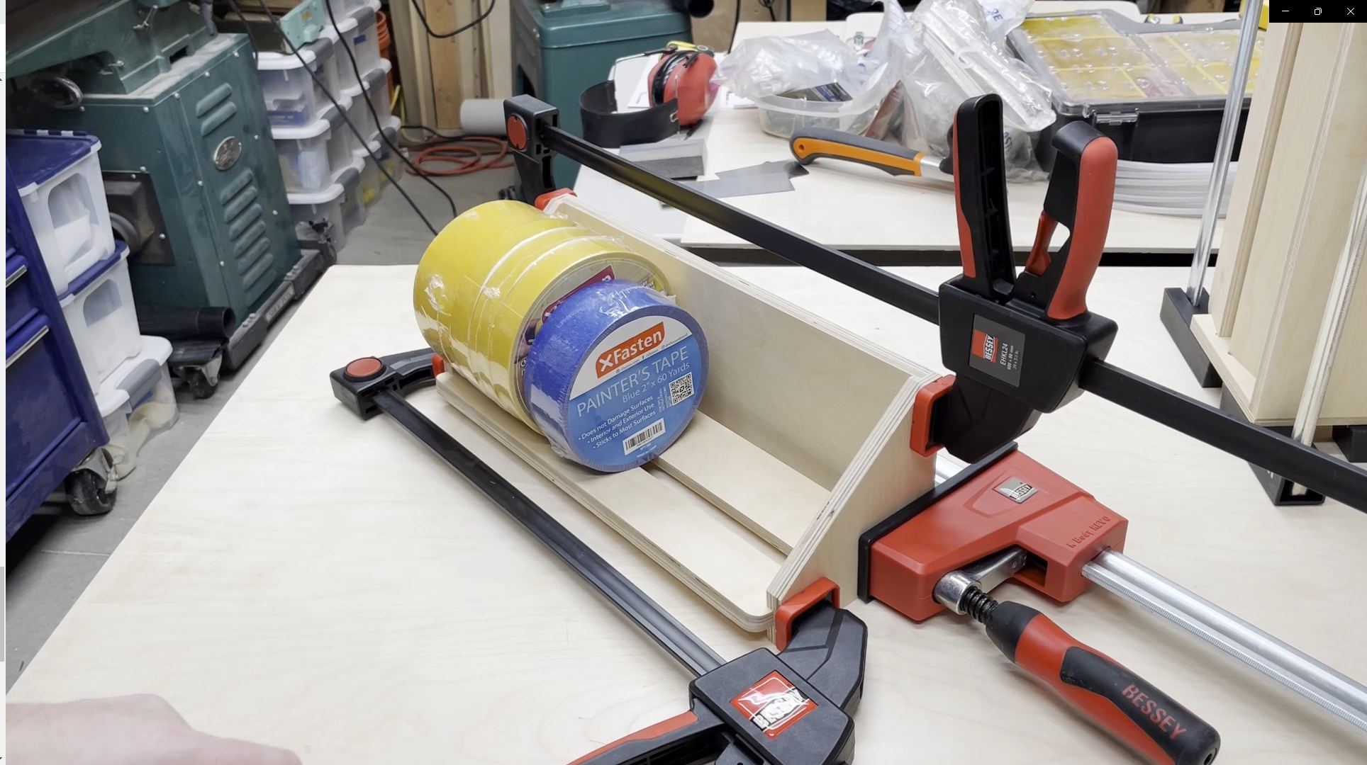 Tape Roll Holder With Hidden Shelf : 7 Steps (with Pictures ...