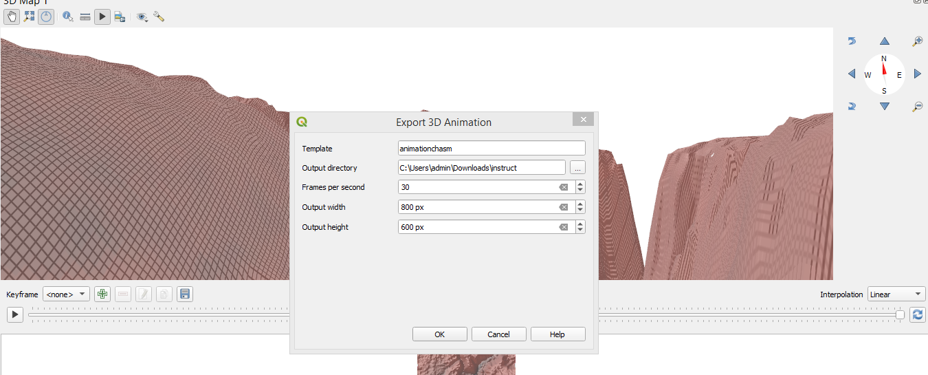 How to Make a Martian Fly-Over Animation With QGIS : 5 Steps ...