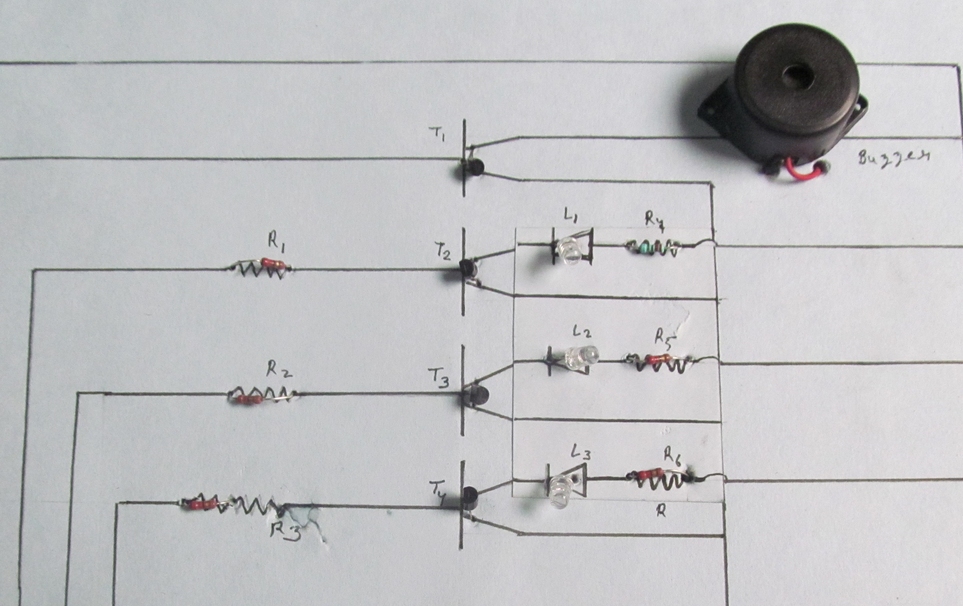 Water Level Indicator With Alarm : 3 Steps - Instructables