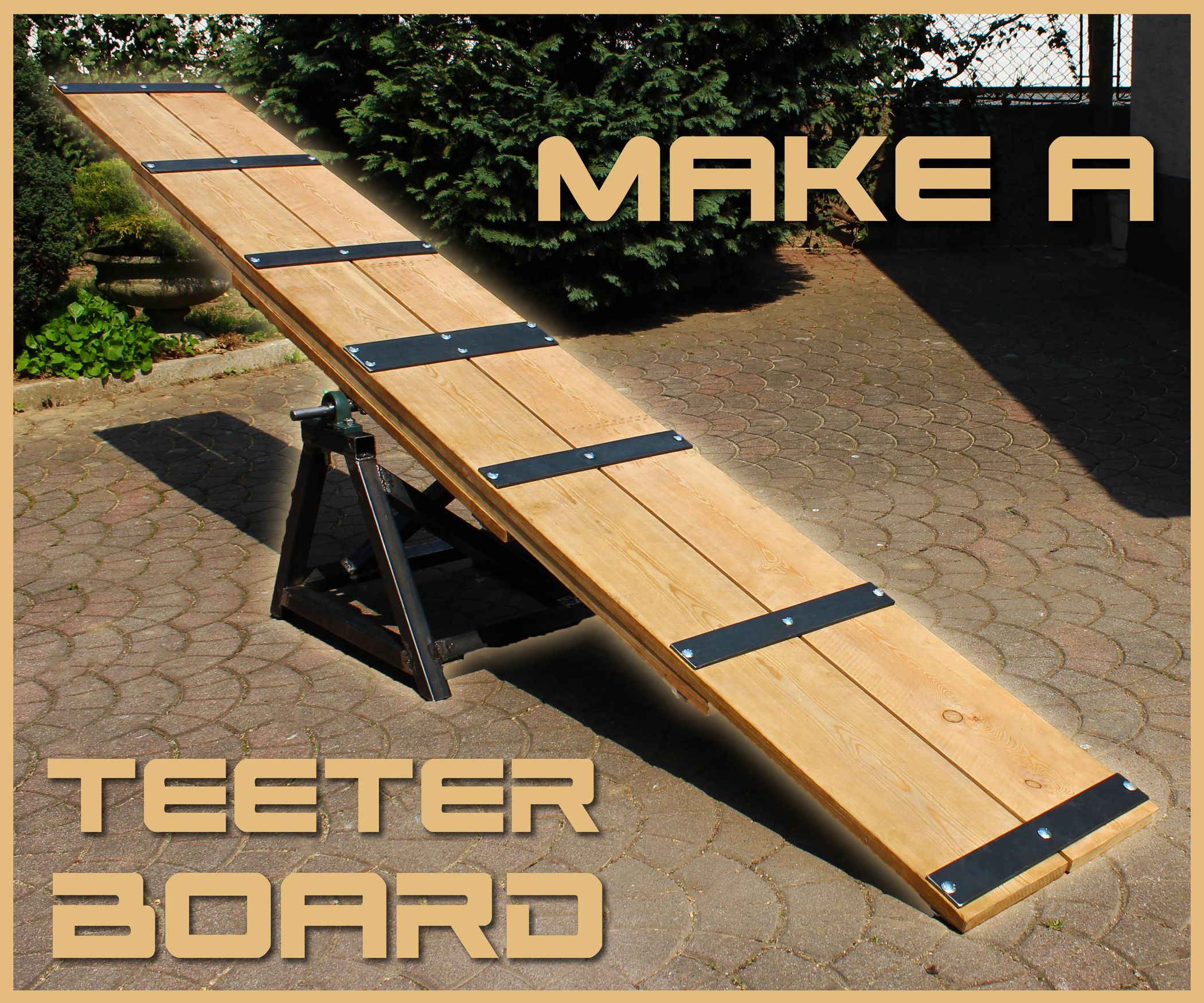 How to Make a Teeterboard | Springboard : 4 Steps (with Pictures ...