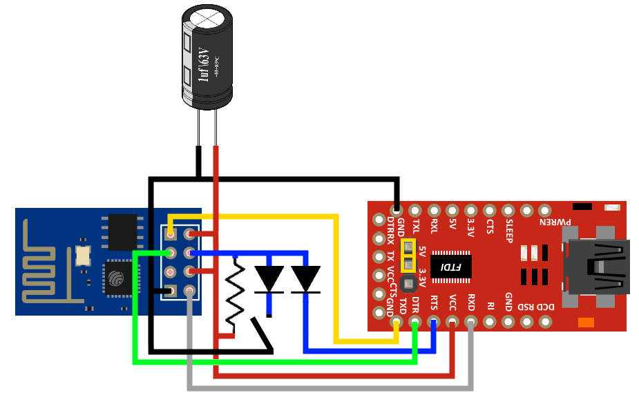 Program ESP01 / ESP32 Cam Using FTDI : 8 Steps - Instructables