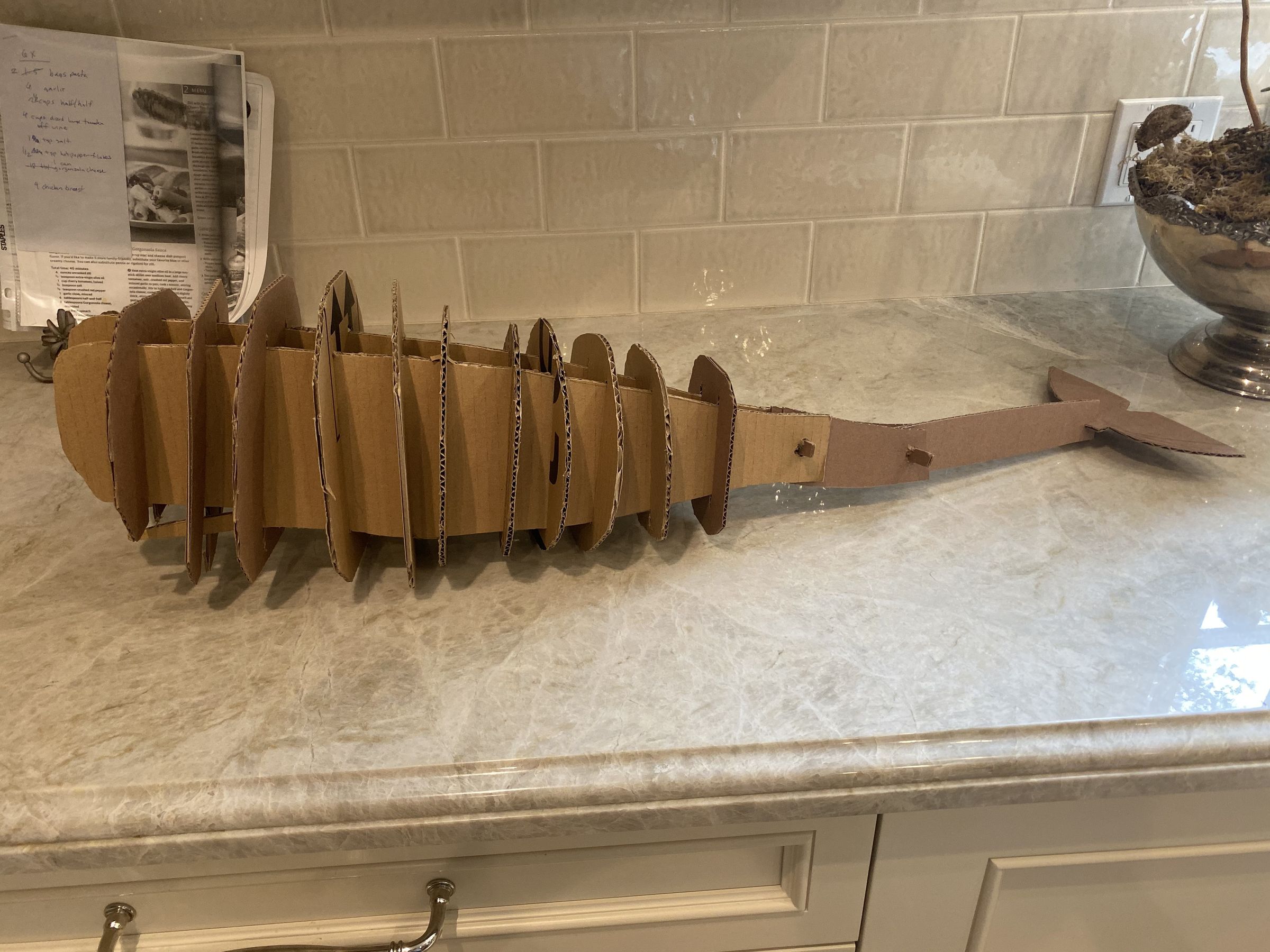 Cardboard Sperm Whale : 8 Steps - Instructables