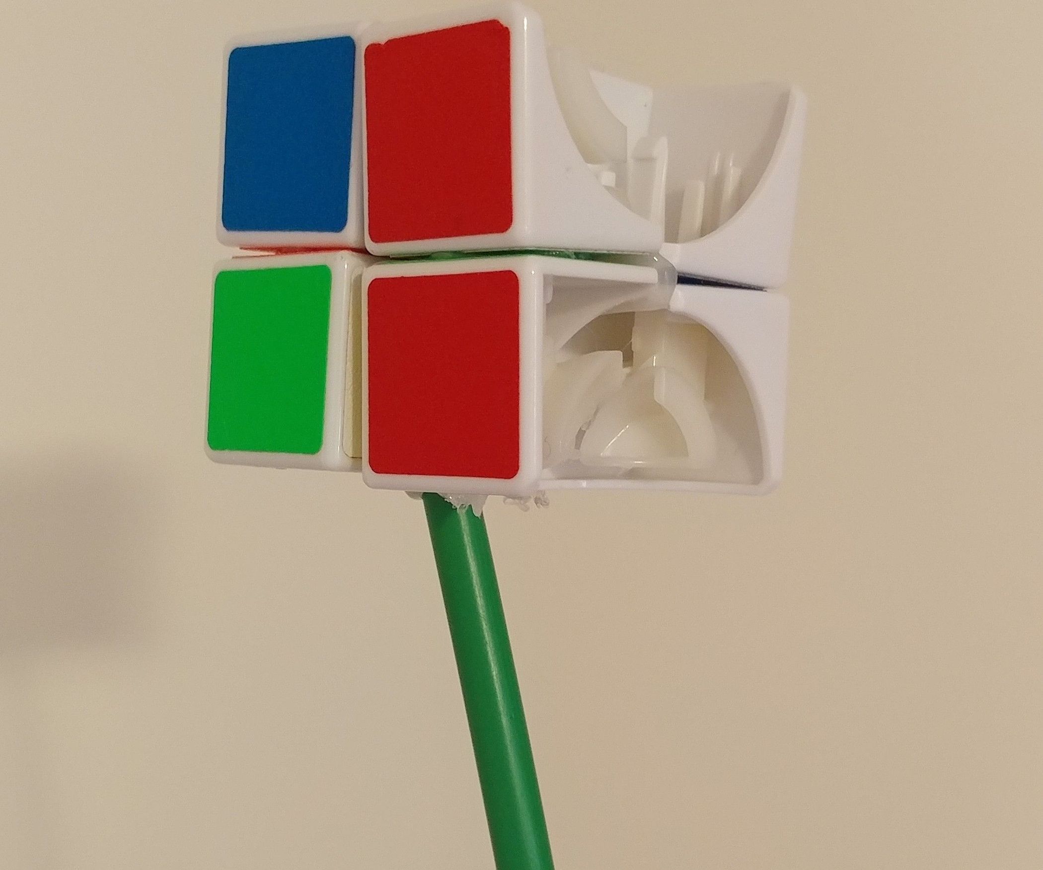 Rubix Cube Flower : 4 Steps (with Pictures) - Instructables