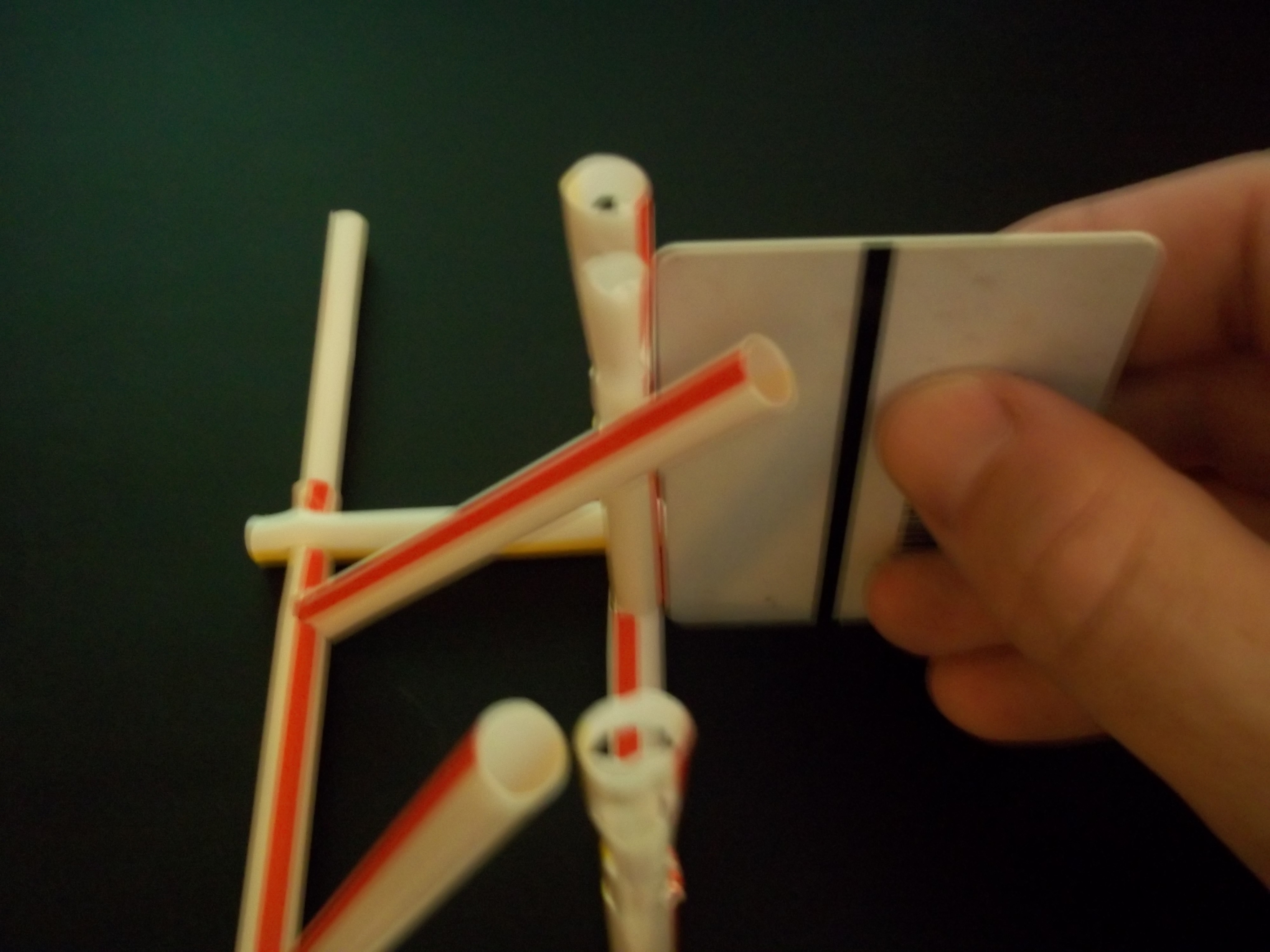 Trebuchet Catapult Using Only Fast Food Straws - Straw Builder Project ...