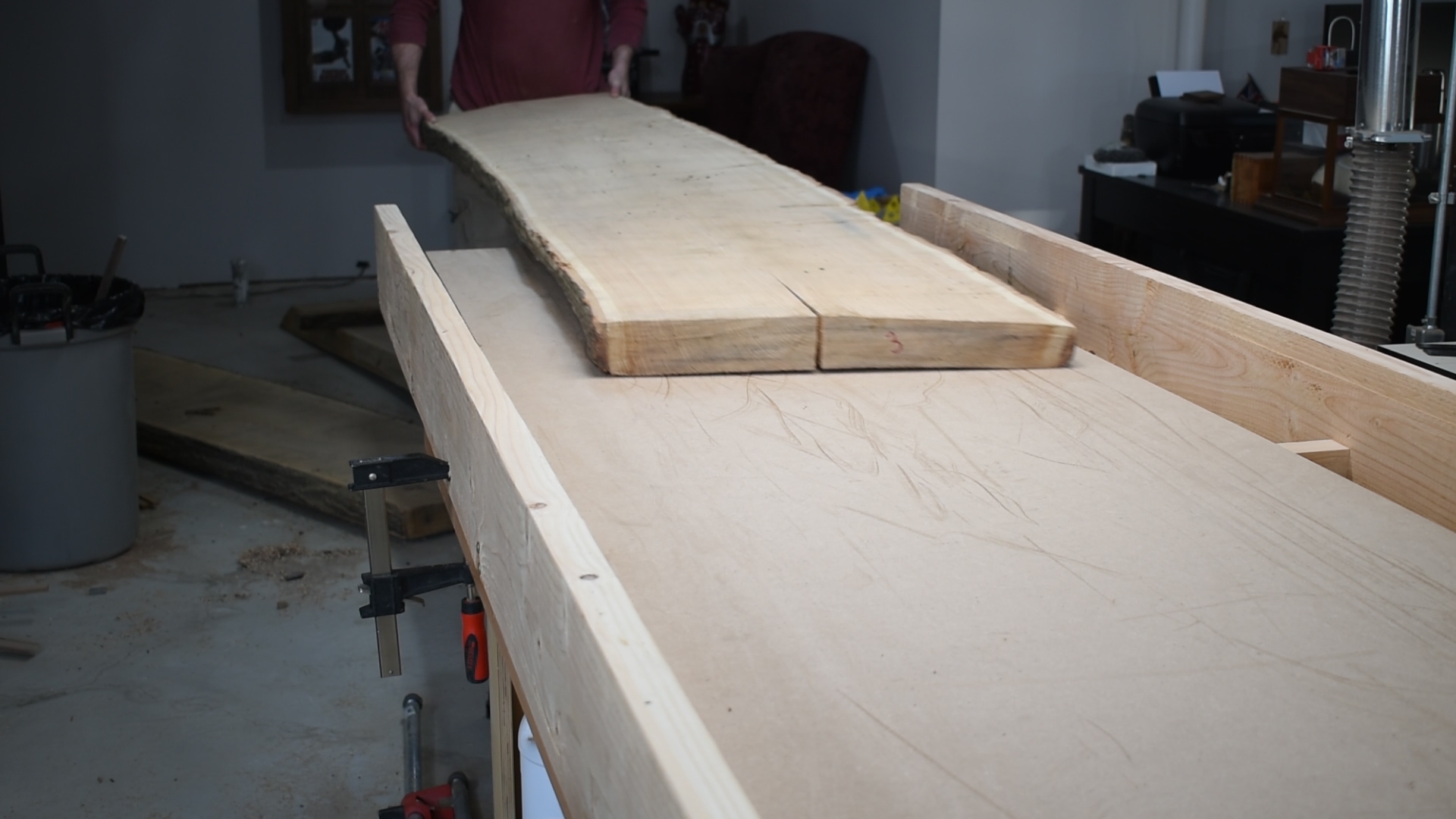 Flattening a Chainsaw Milled Slab : 9 Steps (with Pictures) - Instructables