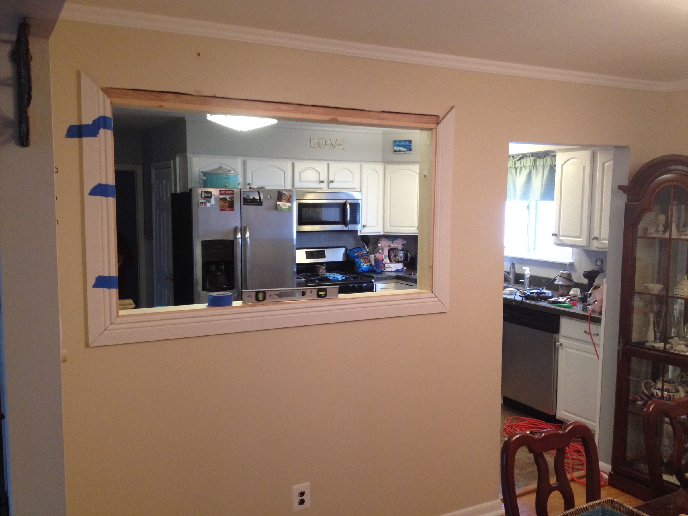 Kitchen Wall Pass Through : 9 Steps (with Pictures) - Instructables