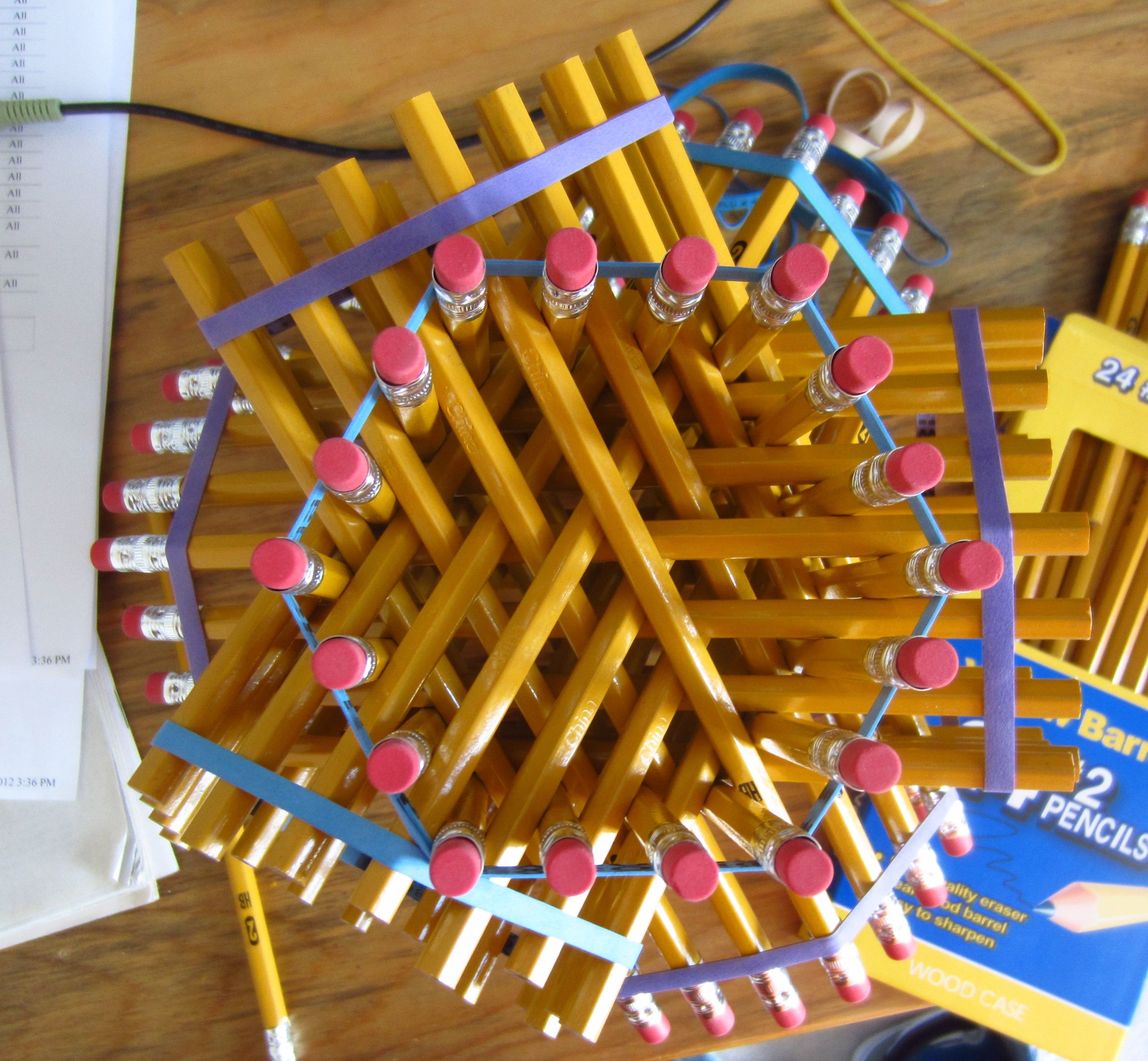 Geometric Sculpture From 72 Pencils (with Pictures) - Instructables