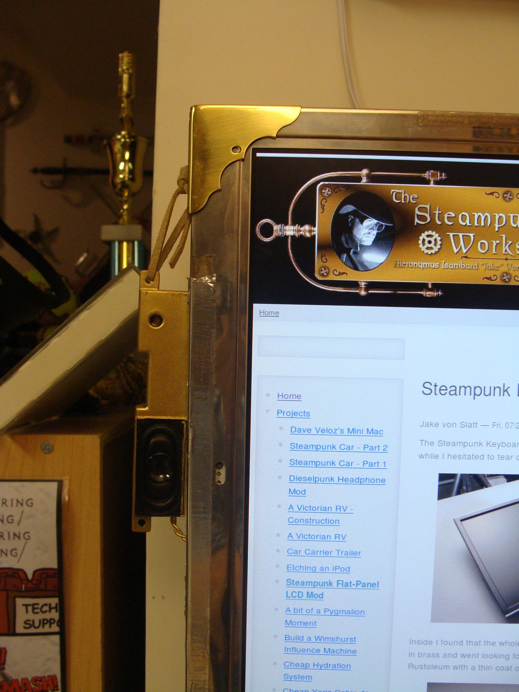 Steampunk LCD Monitor - Instructables
