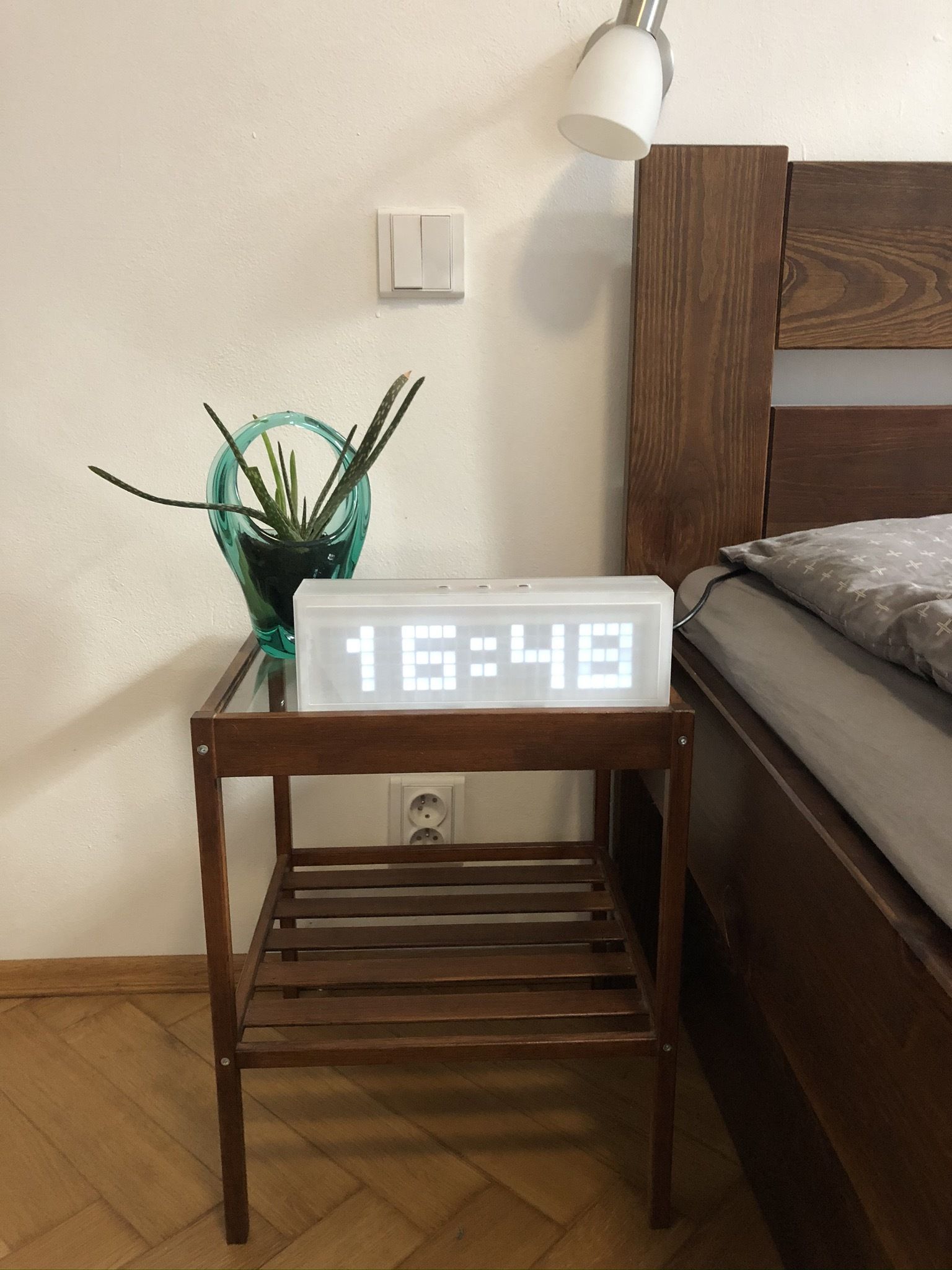 LED Matrix Alarm Clock (with MP3 Player) : 6 Steps (with Pictures ...