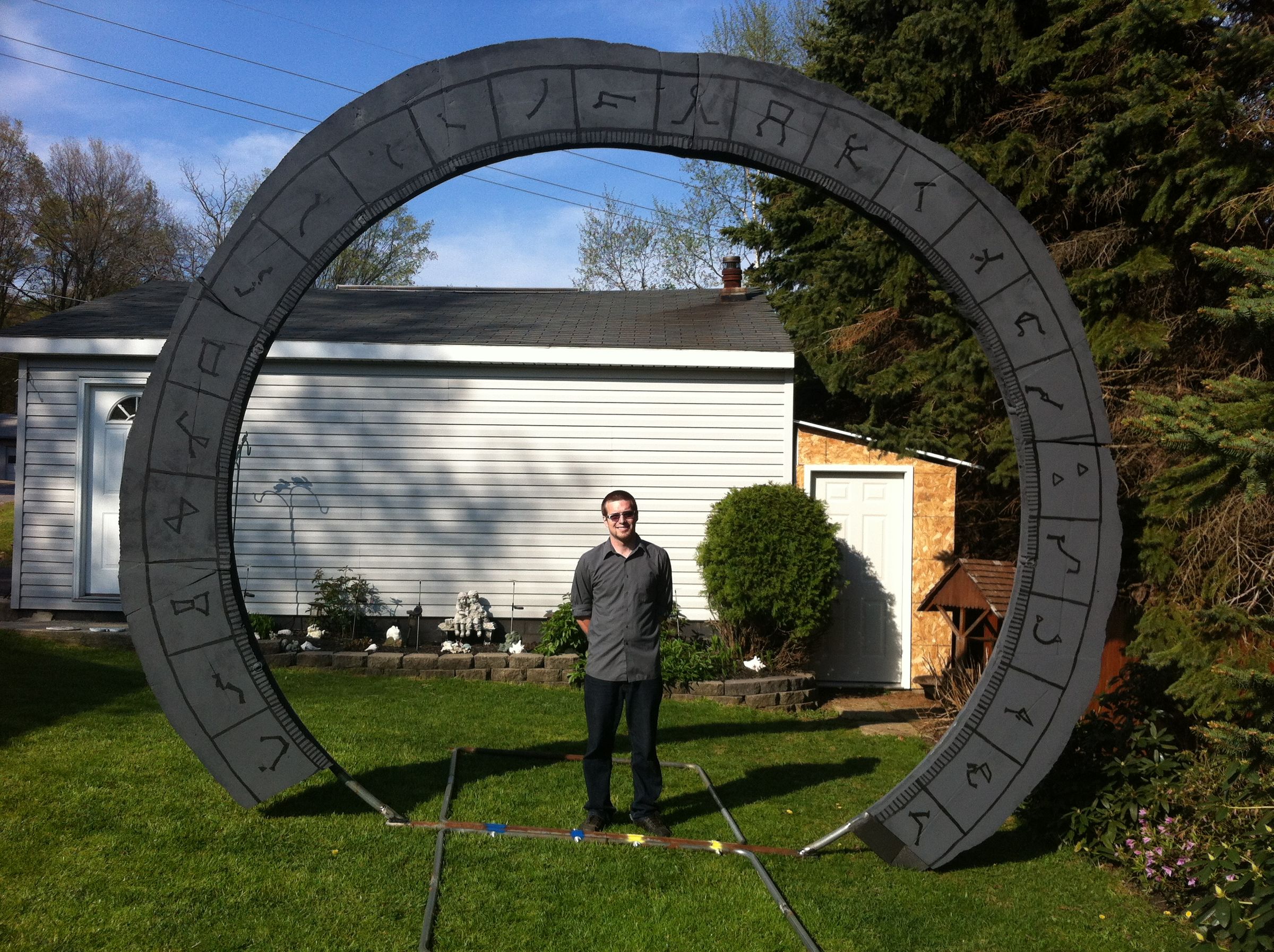 Lifesize Stargate for Sci-Fi Valley Con - Instructables