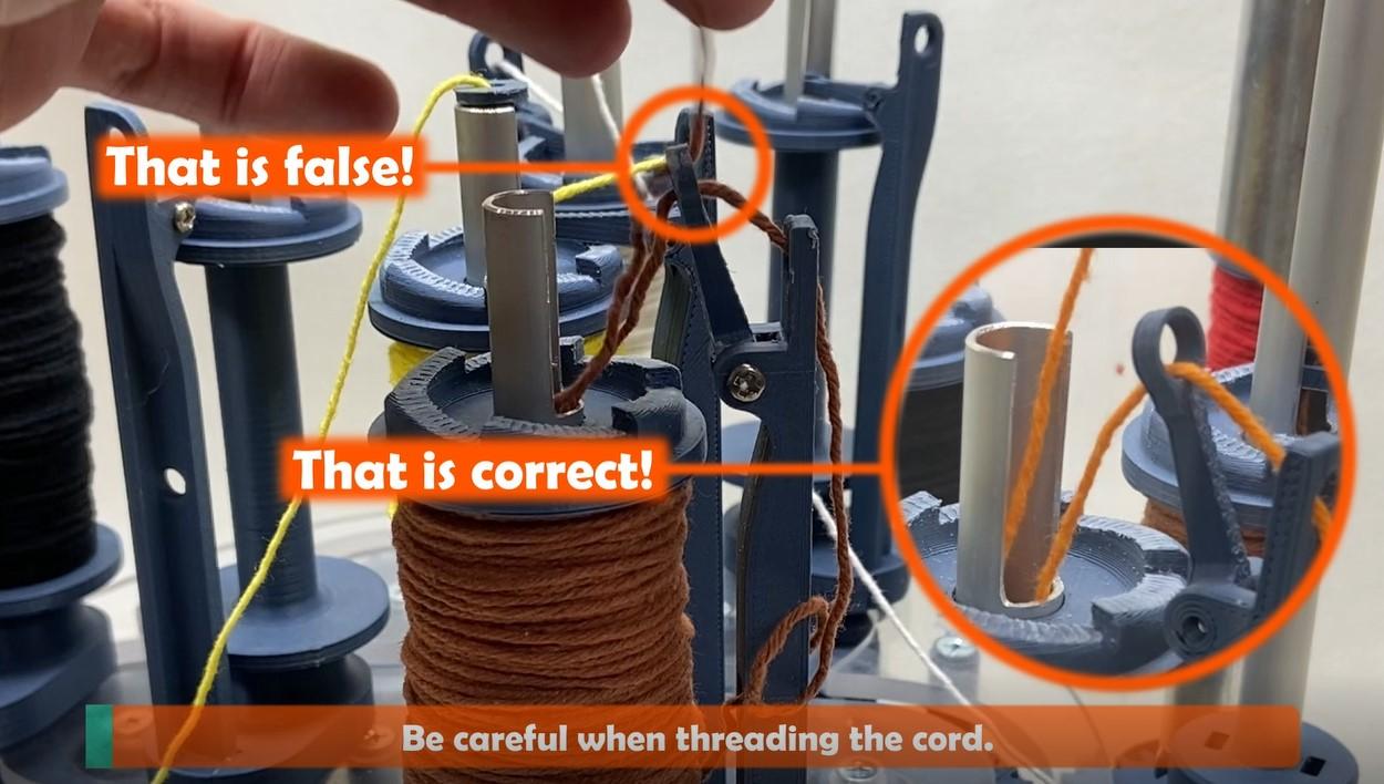 3D Printed Braiding Machine / How It Works, Construction, Technical ...