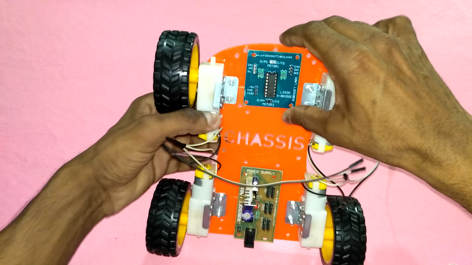 How to Make a Mobile Controlled Robot | DTMF Based | Without ...
