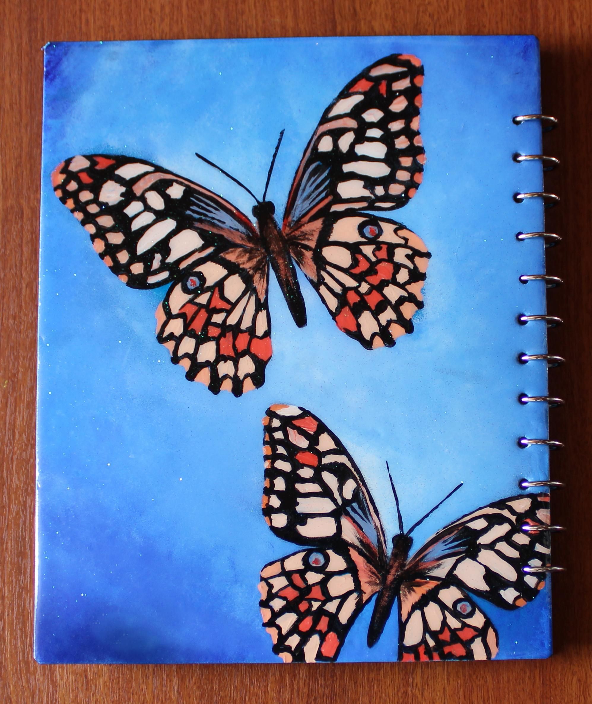 Make Your Own Butterfly Notebook : 9 Steps (with Pictures) - Instructables