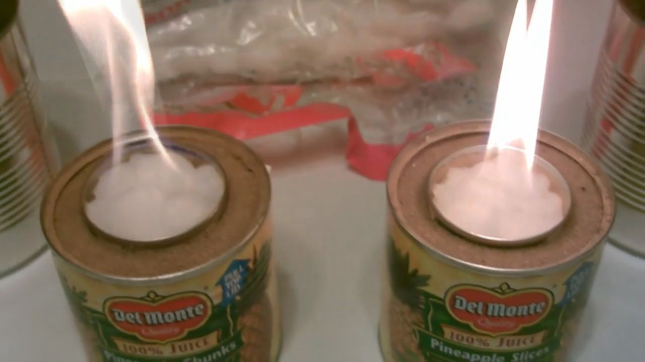 Steel Can Heater/Stove! the 'Cotton Ball' Heater/stove! - Easy DIY : 9 ...