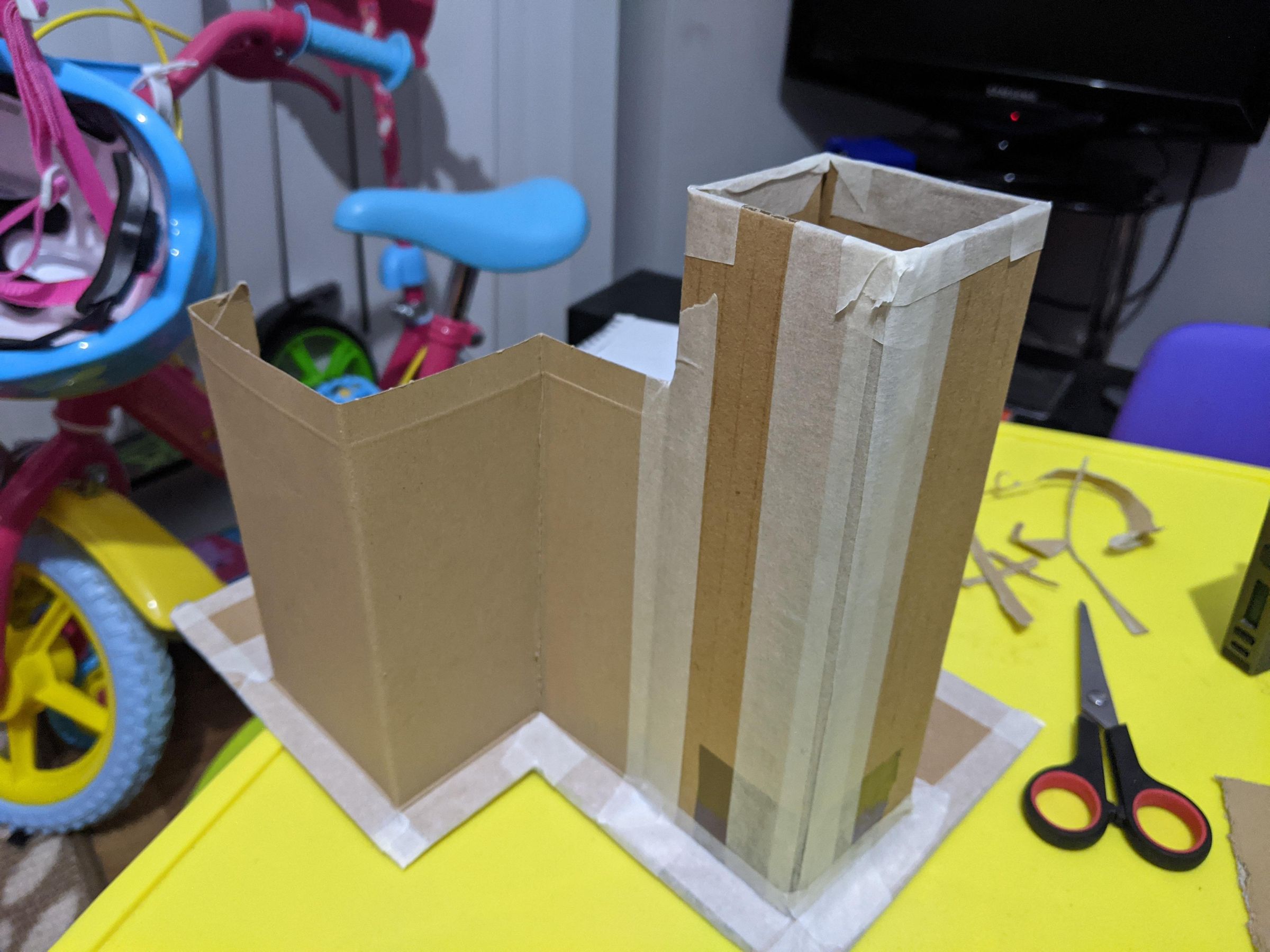 Cardboard Castle Model for Kids : 4 Steps - Instructables