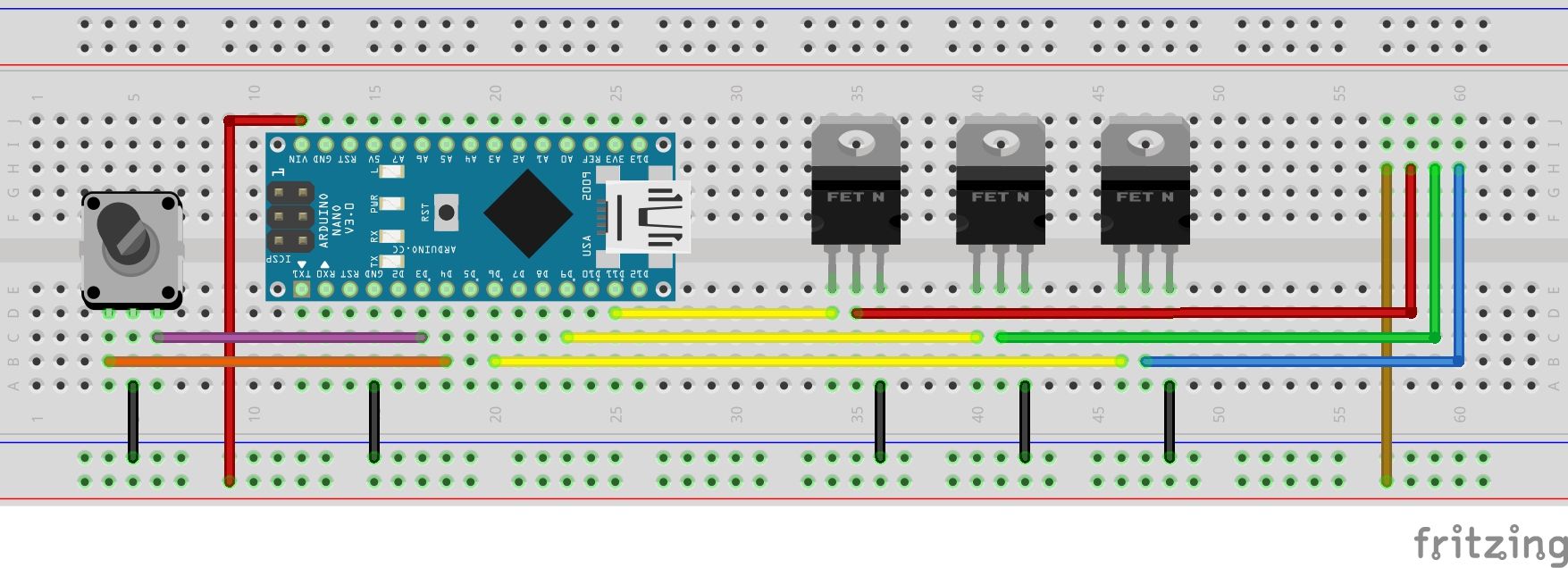 Arduino RGB LED Strip Controller : 4 Steps - Instructables