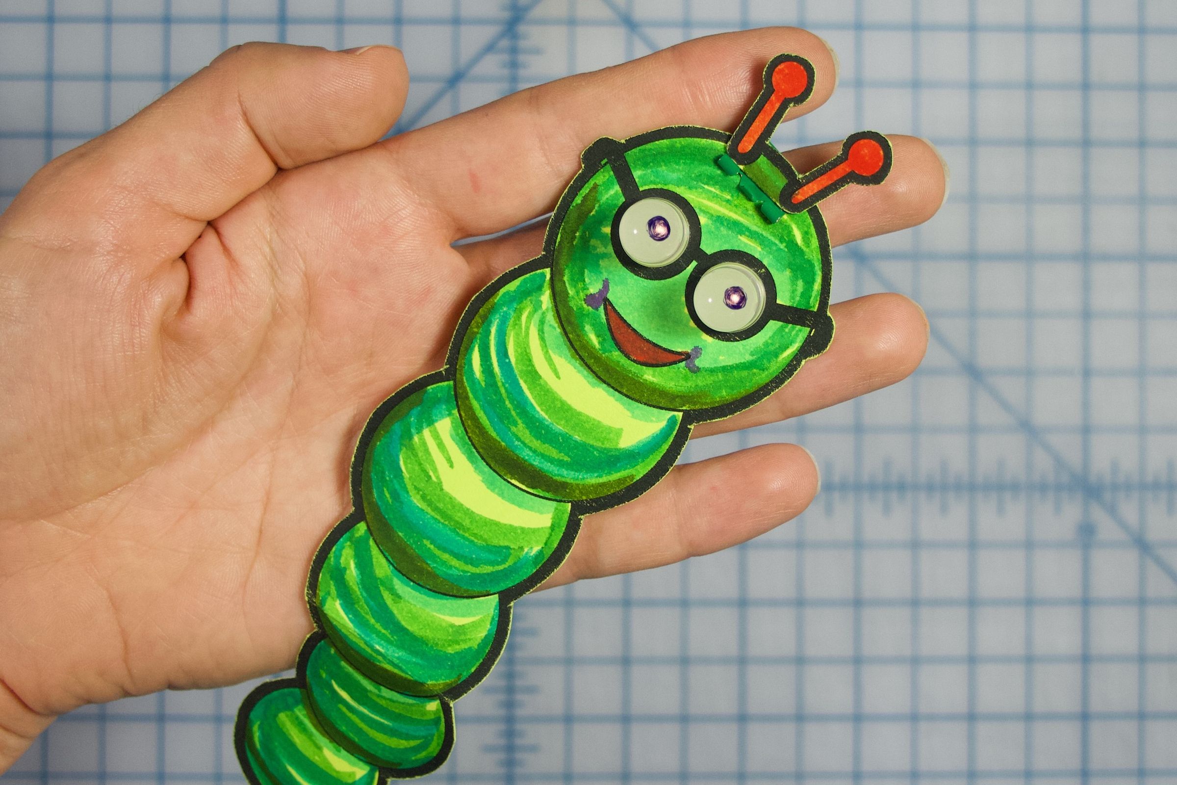 BookWorm Light-Up Book Light and Bookmark : 13 Steps (with Pictures ...