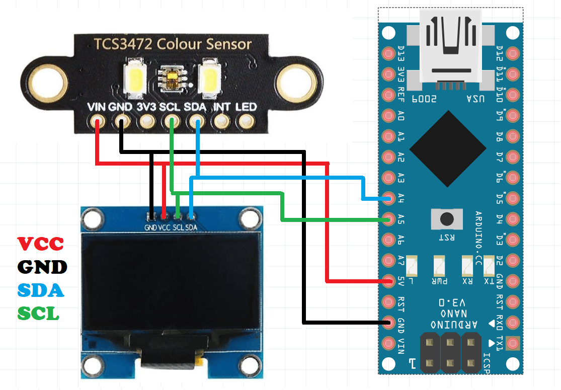 TCS3472 Color Sensor and Lux Measurement : 10 Steps - Instructables
