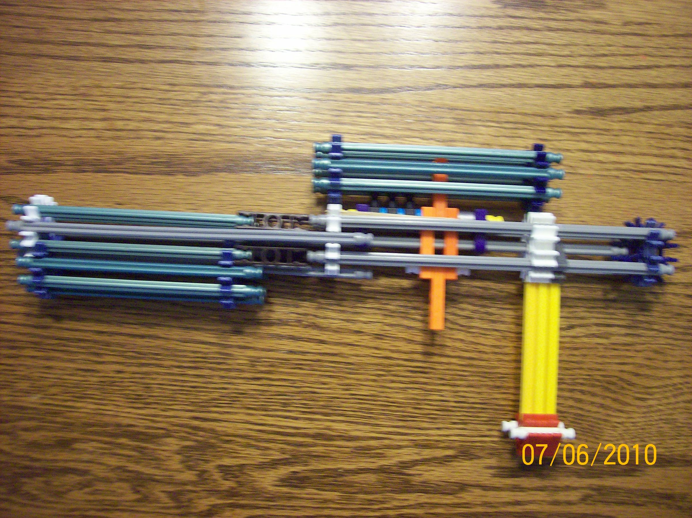 Knex Interchangable Parts Gun Model : 7 Steps - Instructables