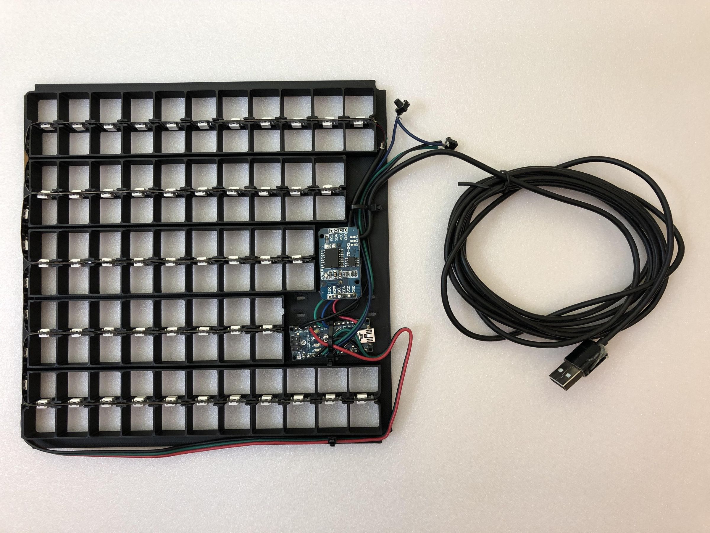 Lazy Words - Single LED Strip Word Clocks : 7 Steps (with Pictures ...