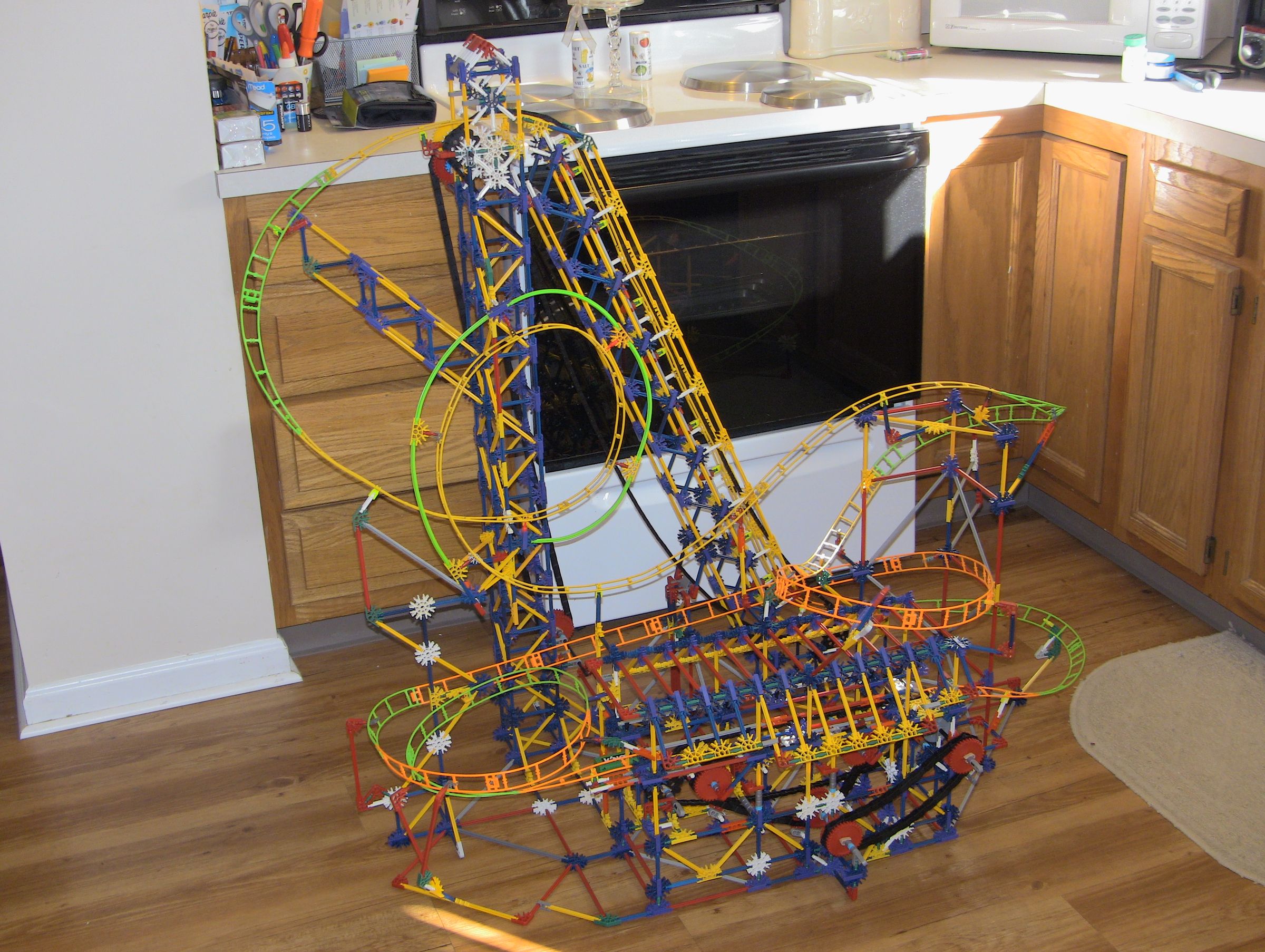 Knex Neon Lightning Coaster Instructions and Video( With New Motor-Less ...
