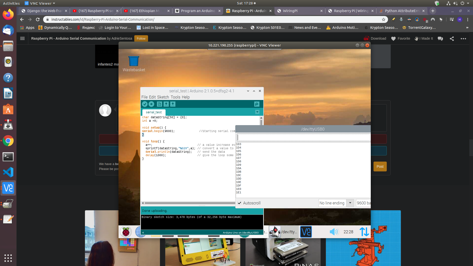 Raspberry Pi - Arduino Serial Communication : 4 Steps - Instructables