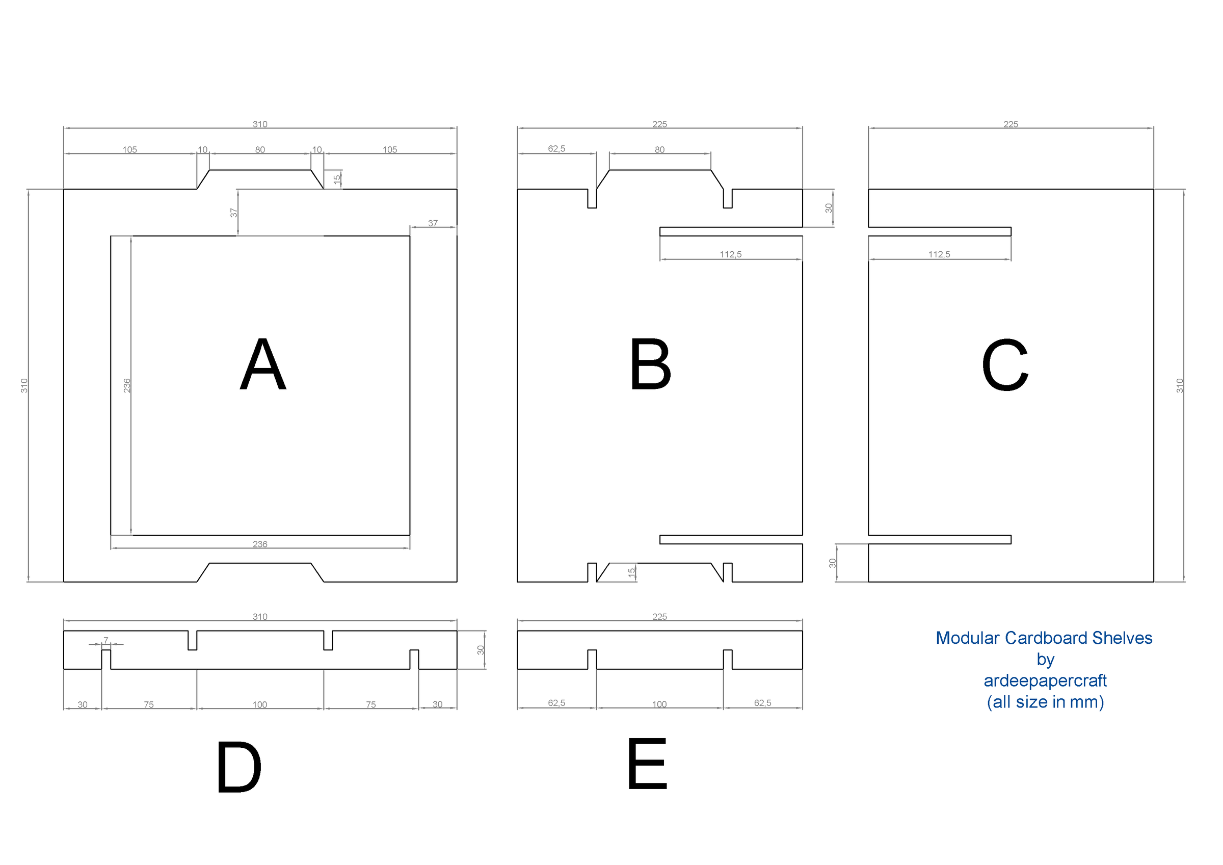 Modular Cardboard Shelves : 4 Steps (with Pictures) - Instructables