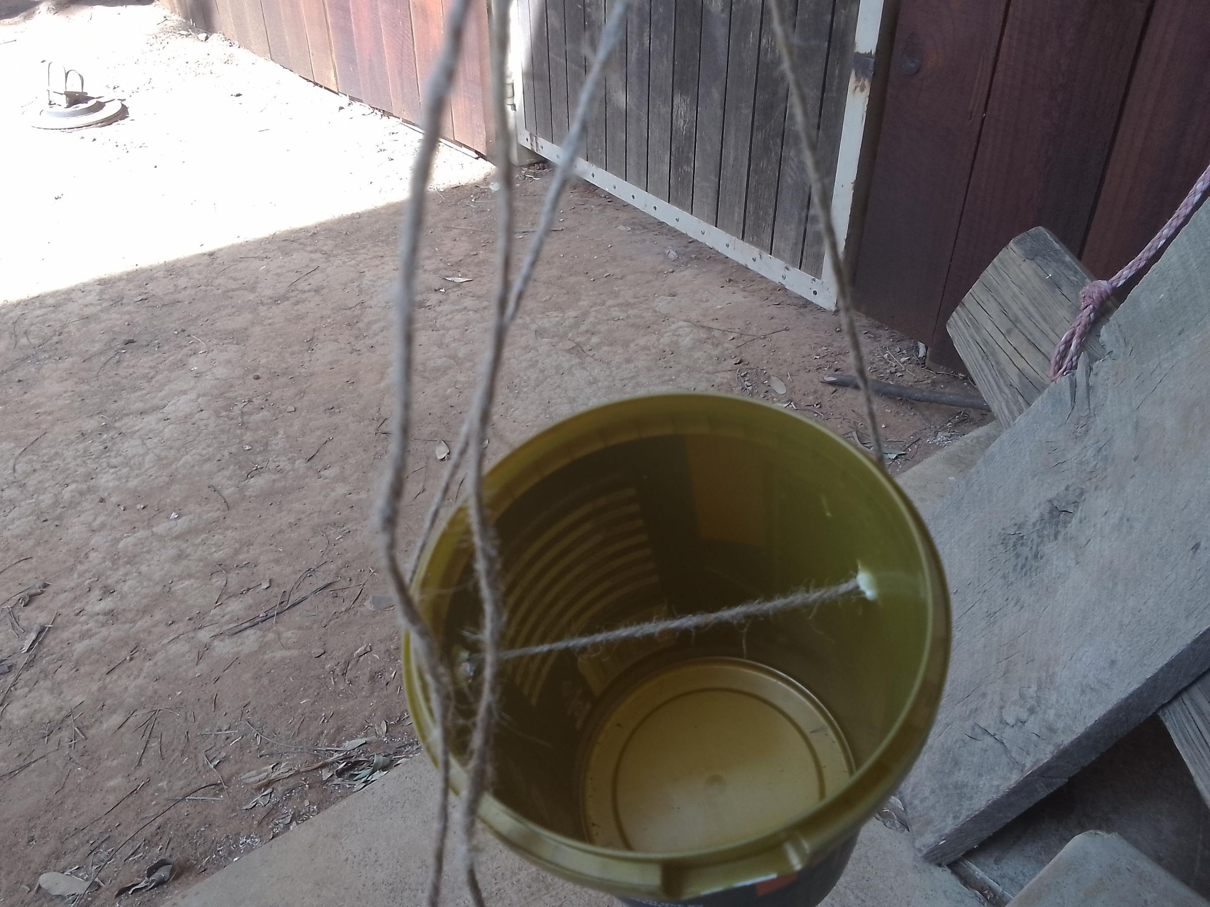 How to Make a Hanging Planter (with a Yogurt Container) : 3 Steps ...