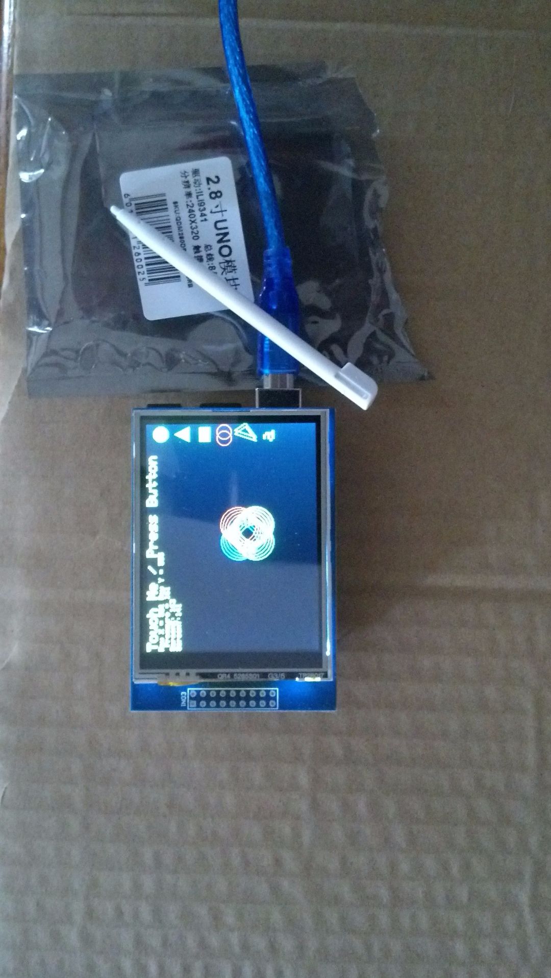 UNO R3 2.8 TFT Touch Screen With SD Card Socket for Arduino Board ...