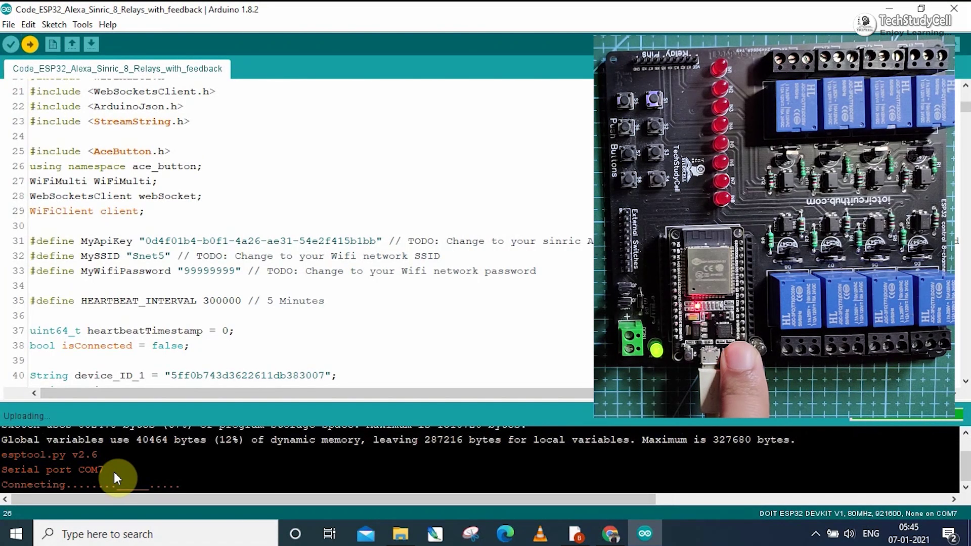 ESP32 Alexa Smart Home System With Echo Dot & Manual Switch : 15 Steps ...
