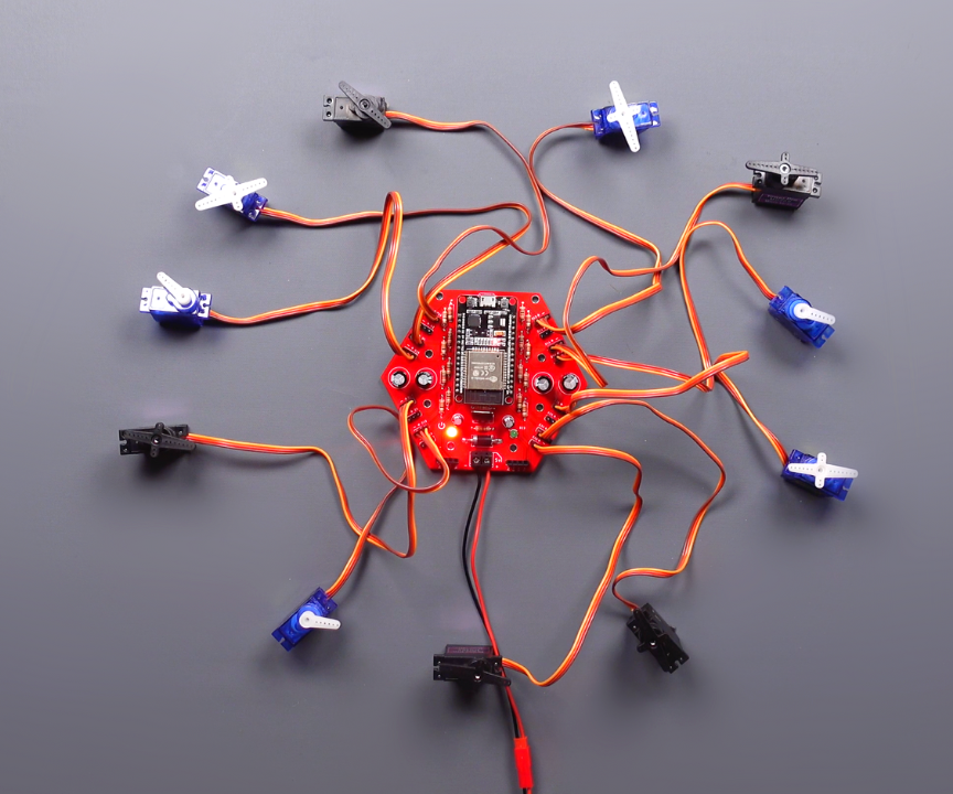 Esp32 Servo Motor Controller Board Wireless Control With Bluetooth