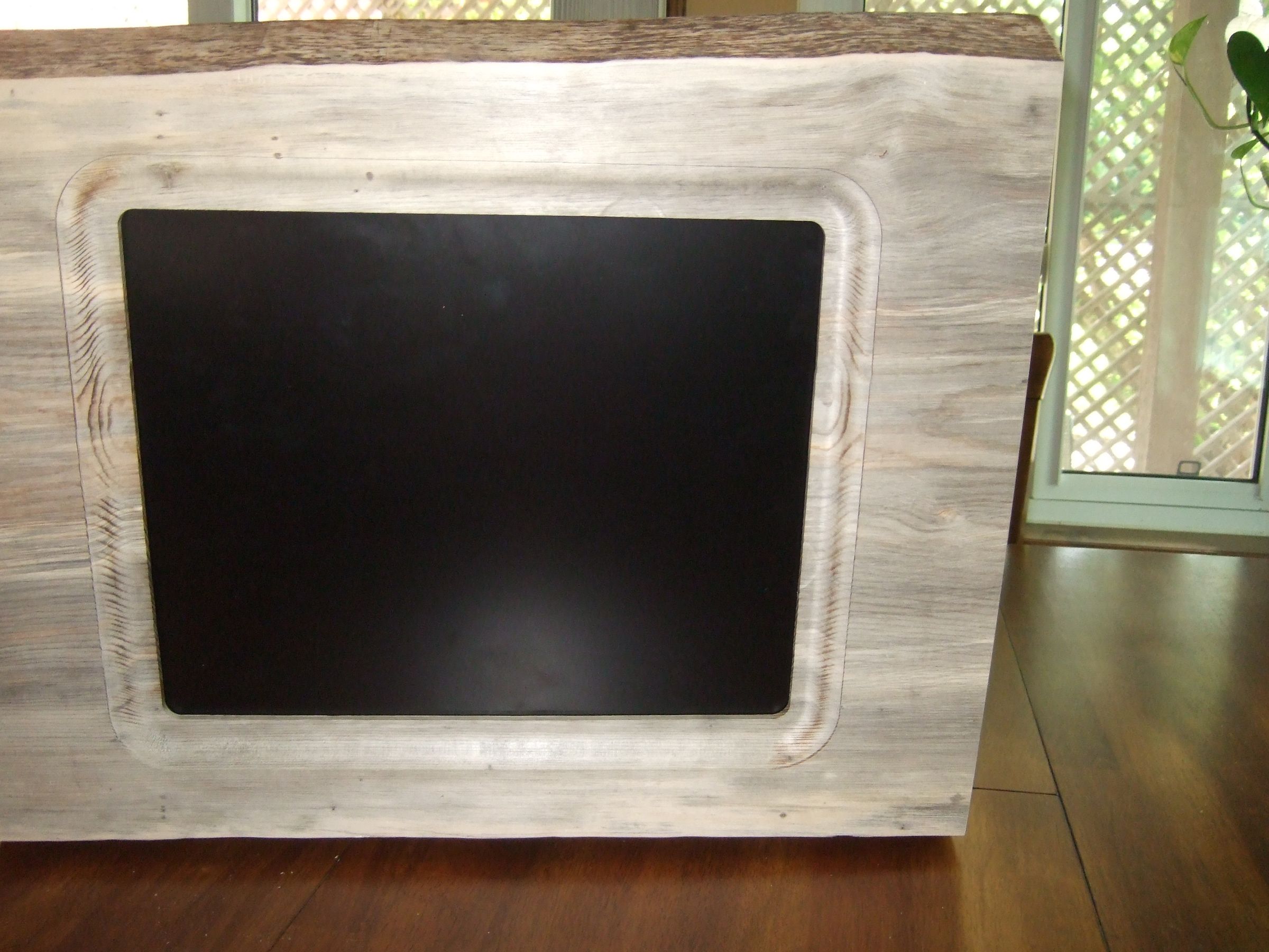 17" Picture Frame Made From Single Piece Wood Slab (for Digital Picture ...